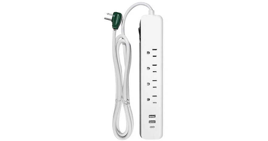 GoGreen Power 4-Outlet Surge Protector with USB GG-1462USBC B&H