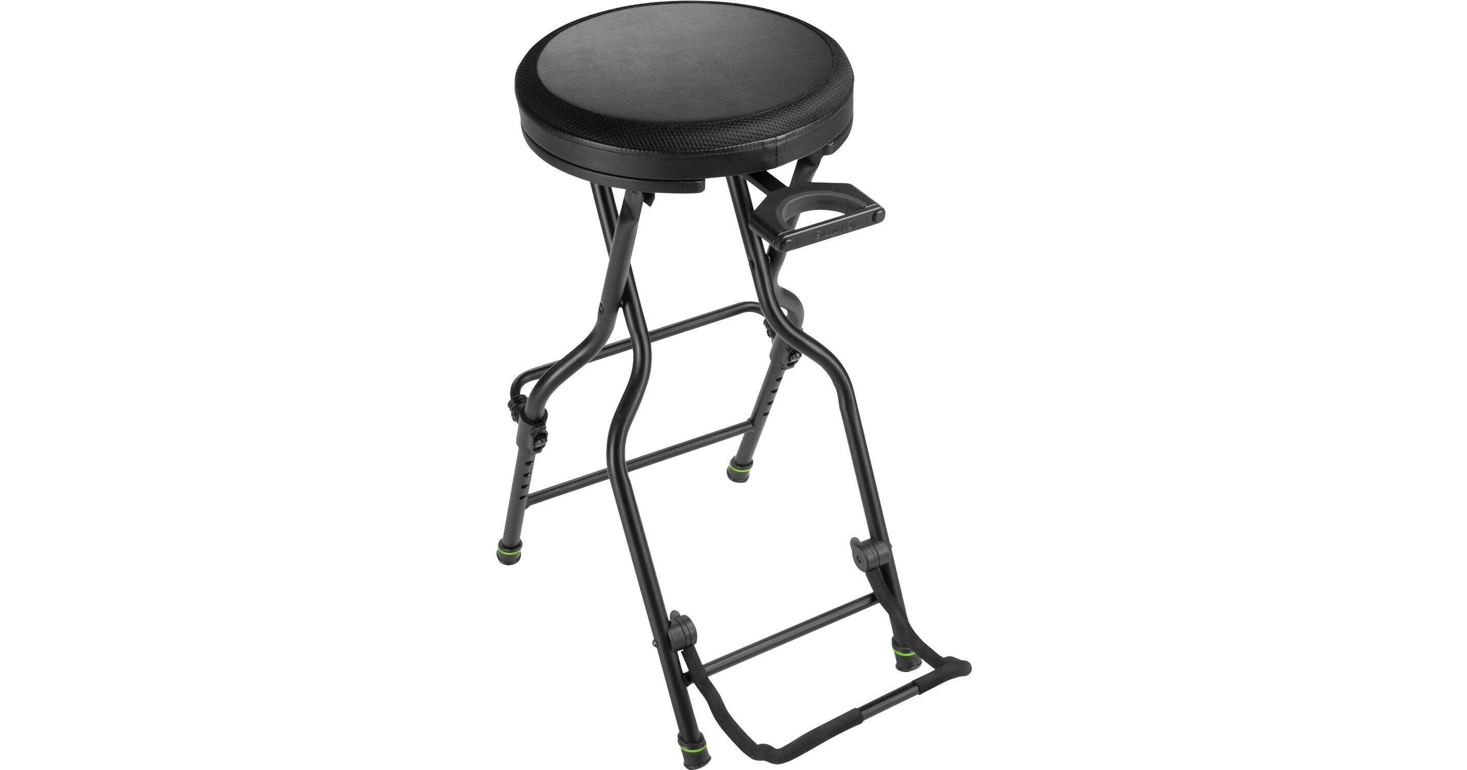 Gravity Stands Musician Seat with Guitar Stand GFGSEAT1 B&H