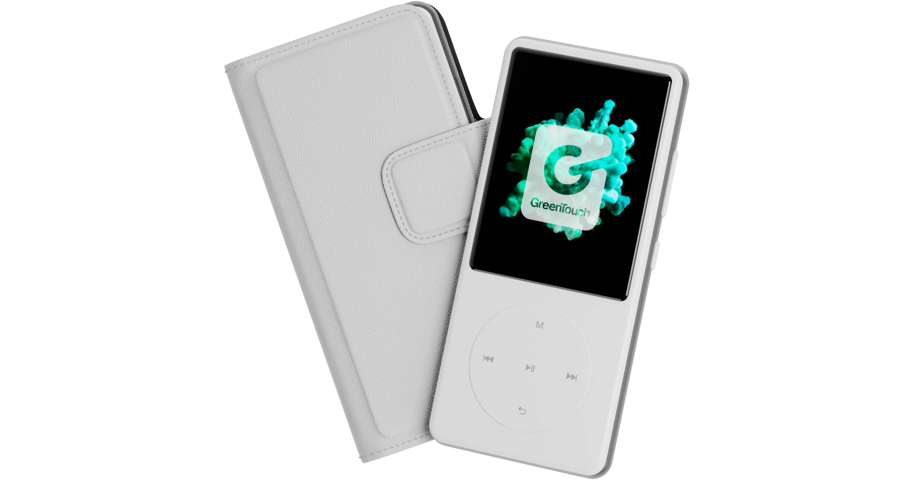 GreenTouch SIX 32GB MP3 Player with Case SIX 32GB BUNDLE - WHITE