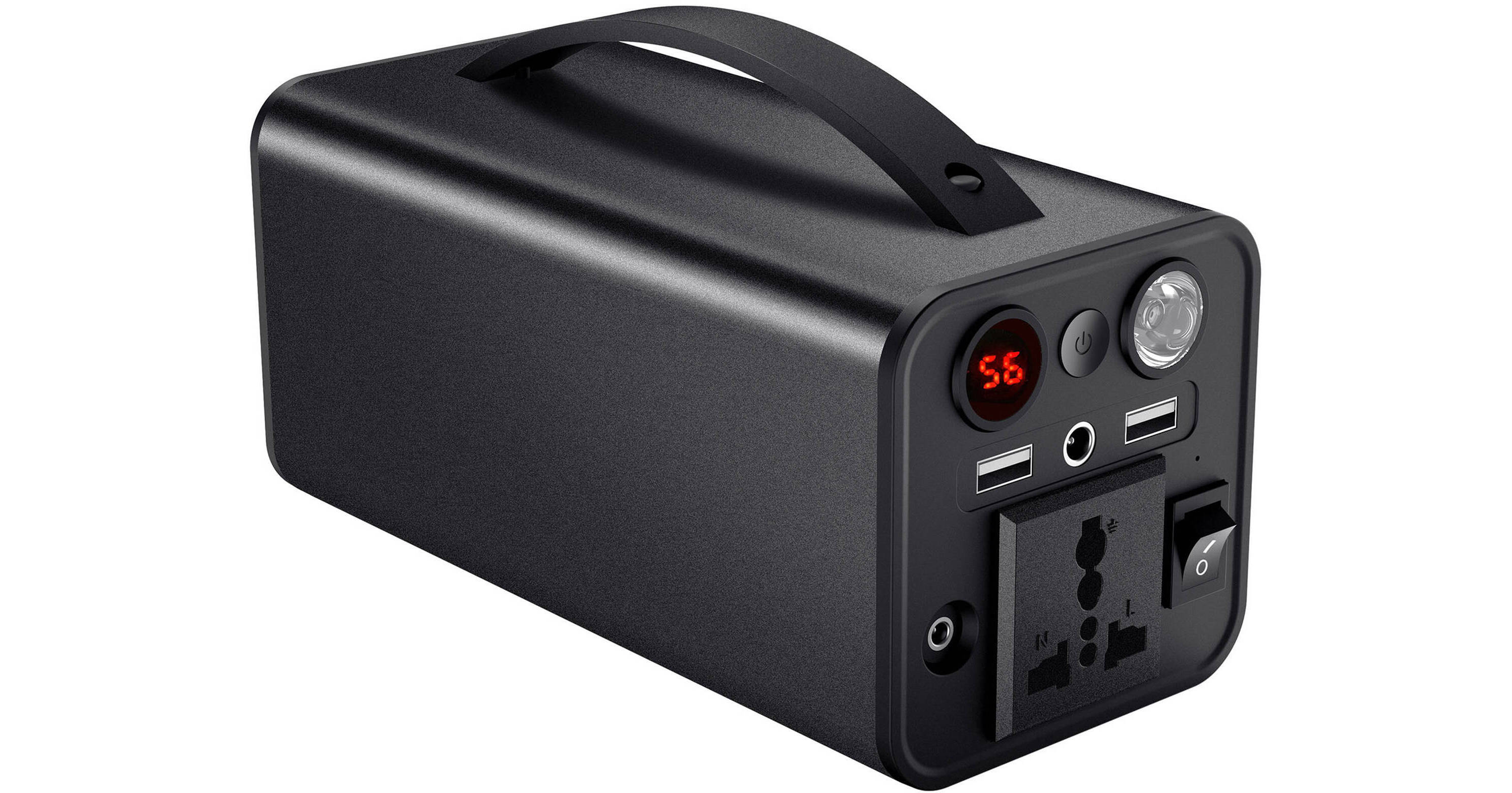 GyroVu 45,000mAh Power Bank with Built-In 110V Inverter