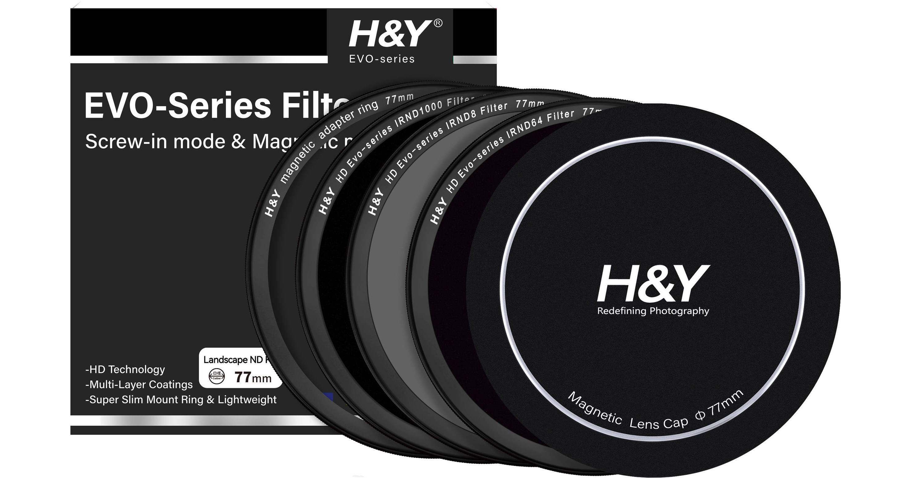 H&Y Filters HD EVO-Series Landscape ND Filter Kit (67mm) ENK67
