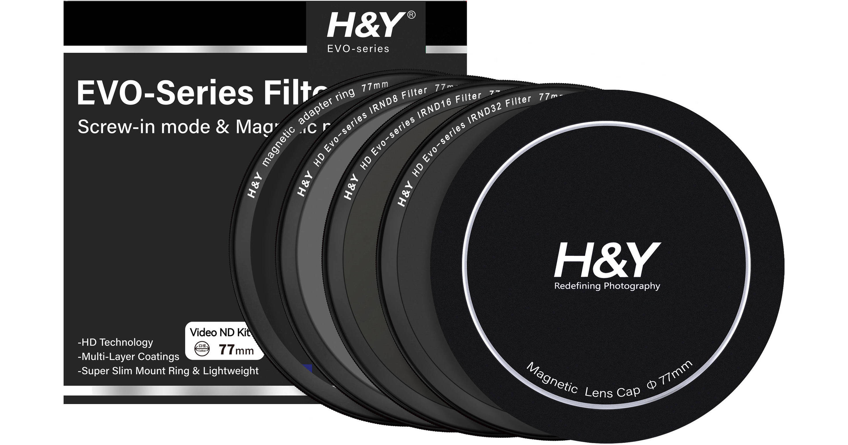 H&Y Filters HD EVO-Series Video ND Filter Set EVK95 B&H Photo