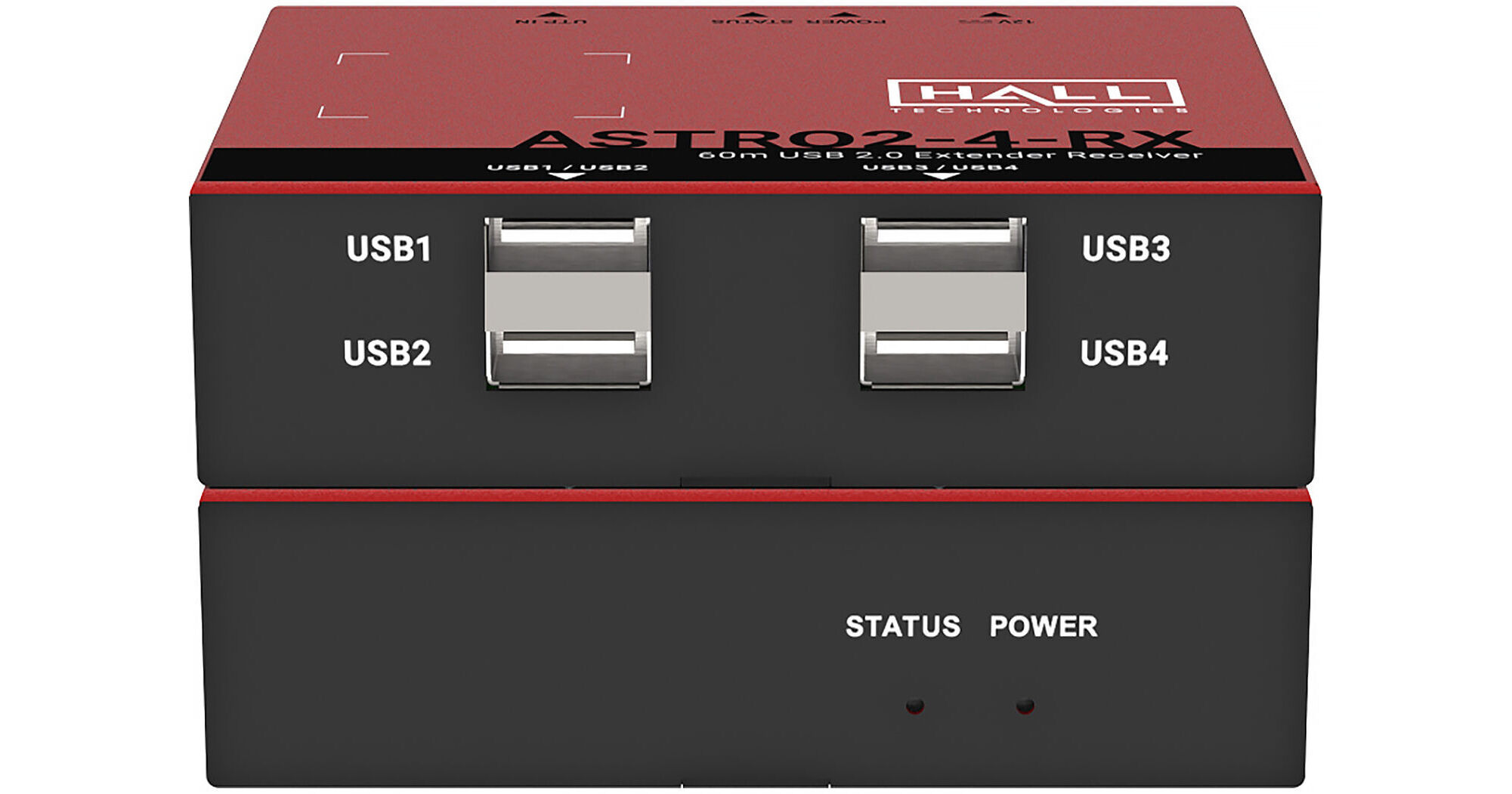 Hall Technologies 4-Port USB 2.0 Plug and Play HT-ASTRO2-4 B&H