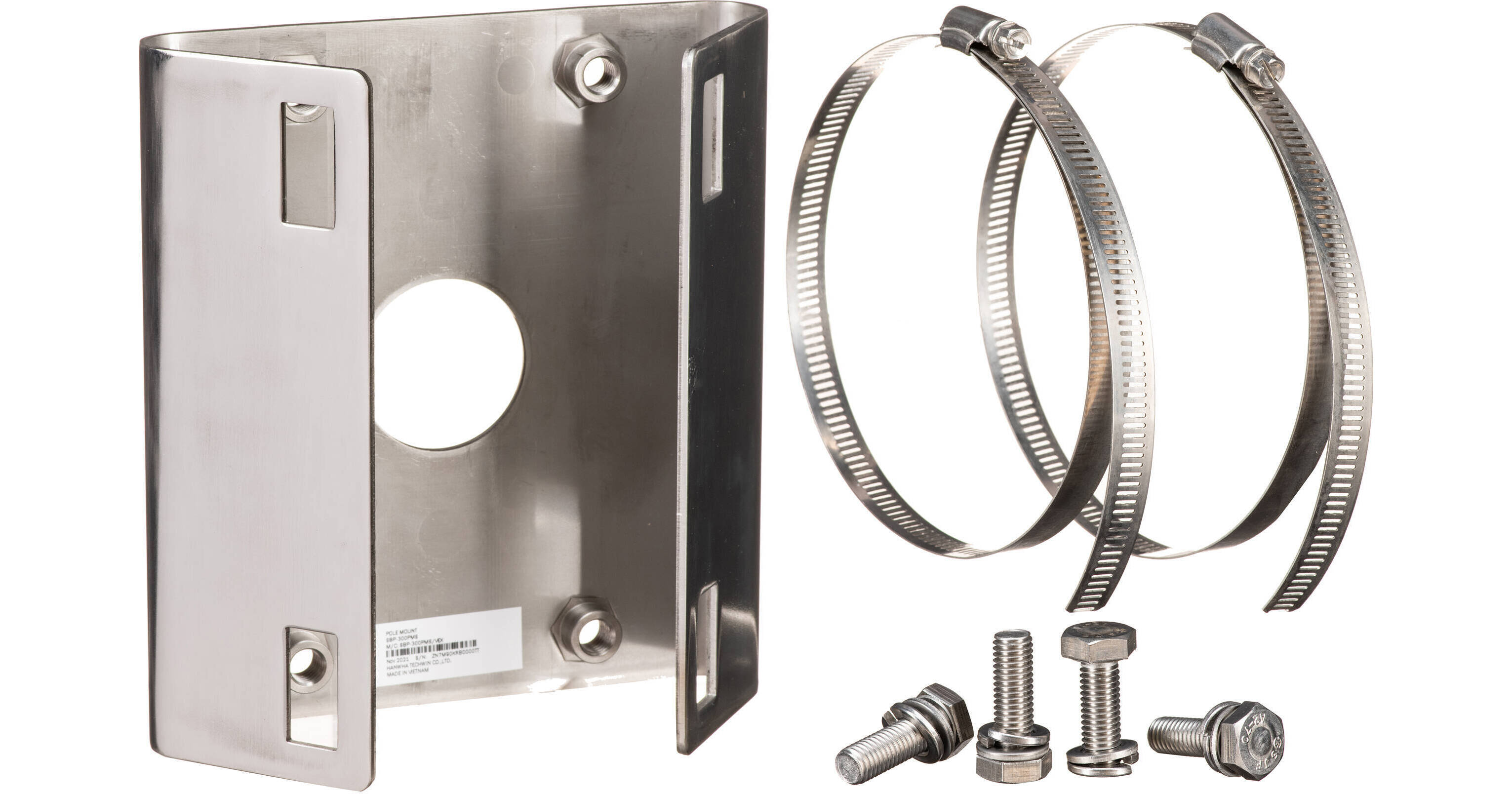 Hanwha Vision SBP-300PMS Pole Mount Adapter SBP-300PMS B&H Photo