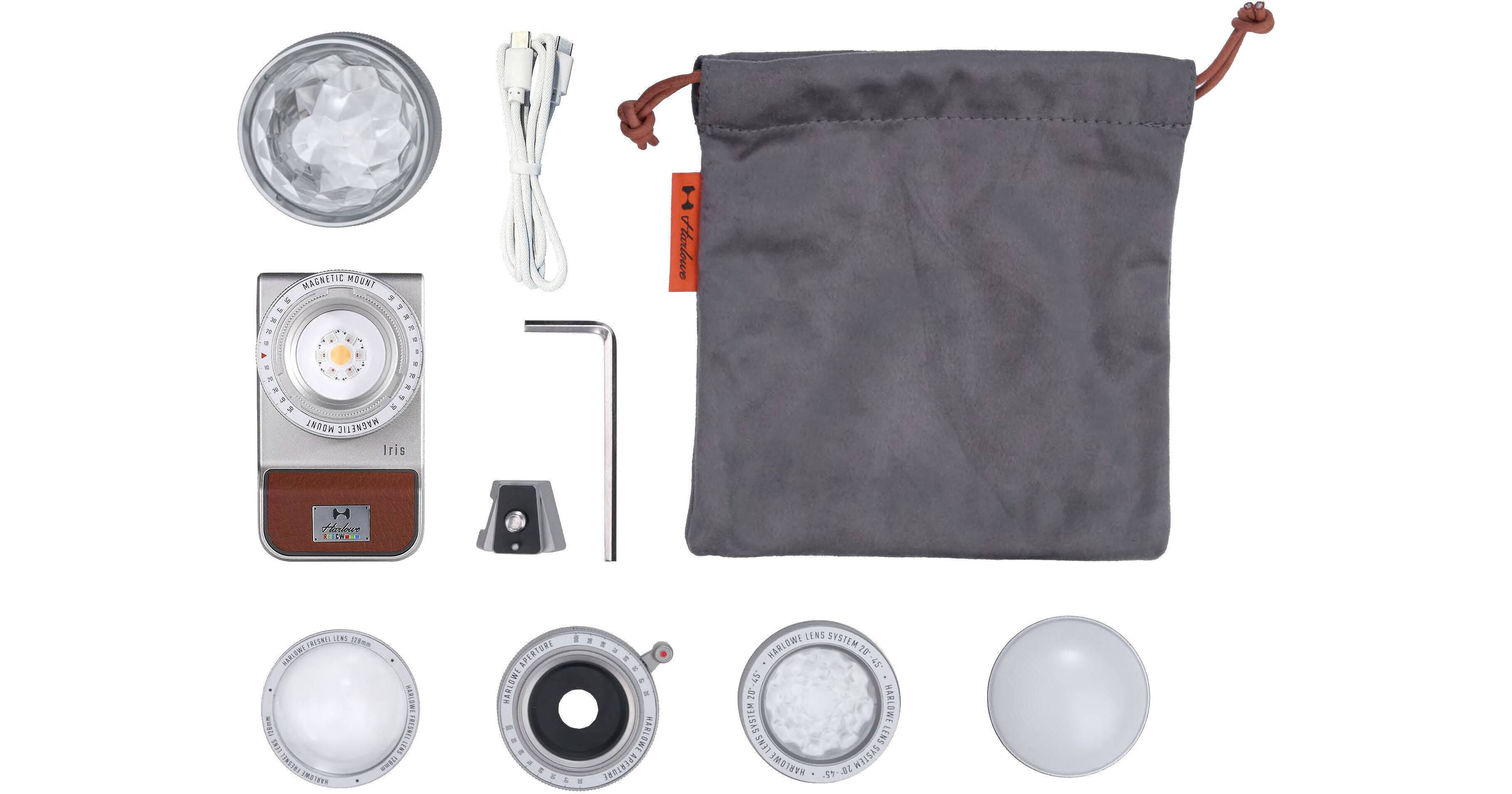 Harlowe Iris 5 Spectra RGB LED Light Creator Kit 1100981US B&H