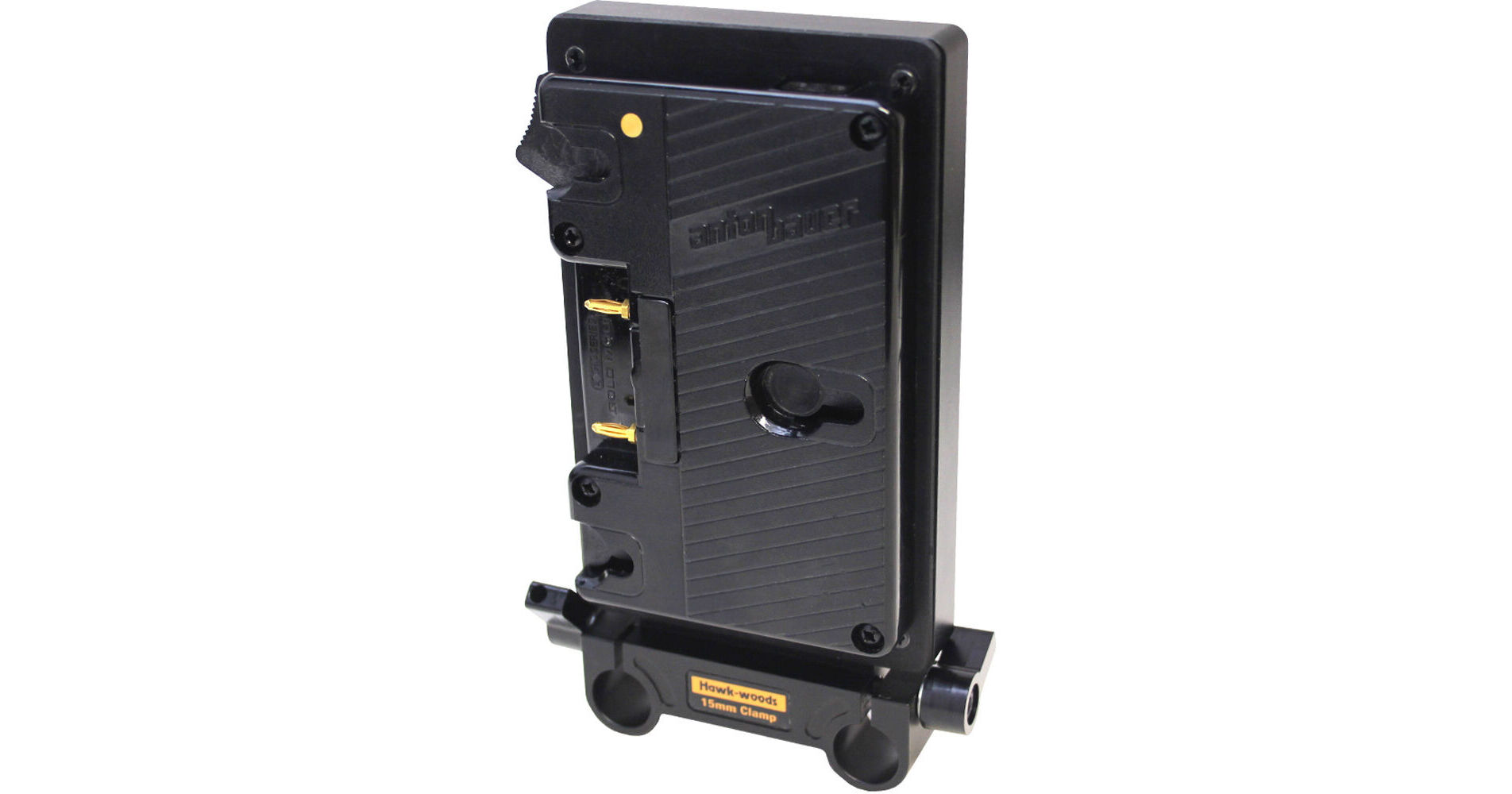 Hawk-Woods Gold Mount 15mm Bar Mount Adapter with 5 D-Tap