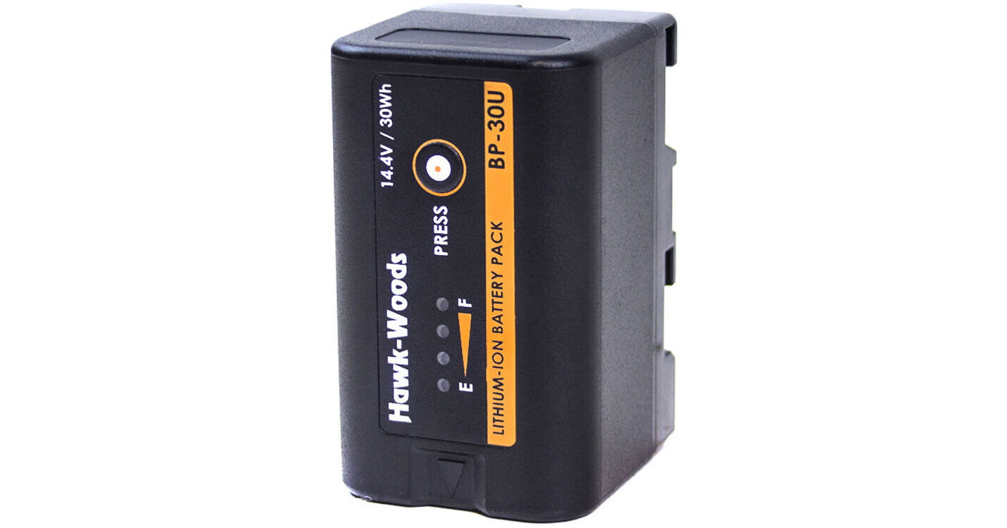 Used Hawk-Woods BP-30U 30Wh 14.4V Lithium-Ion Battery BP-30U B&H