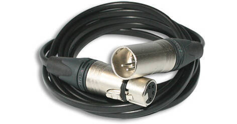 Hawk-Woods 4-Pin XLR Male to 4-Pin XLR Female (9.8') LD-4S B&H