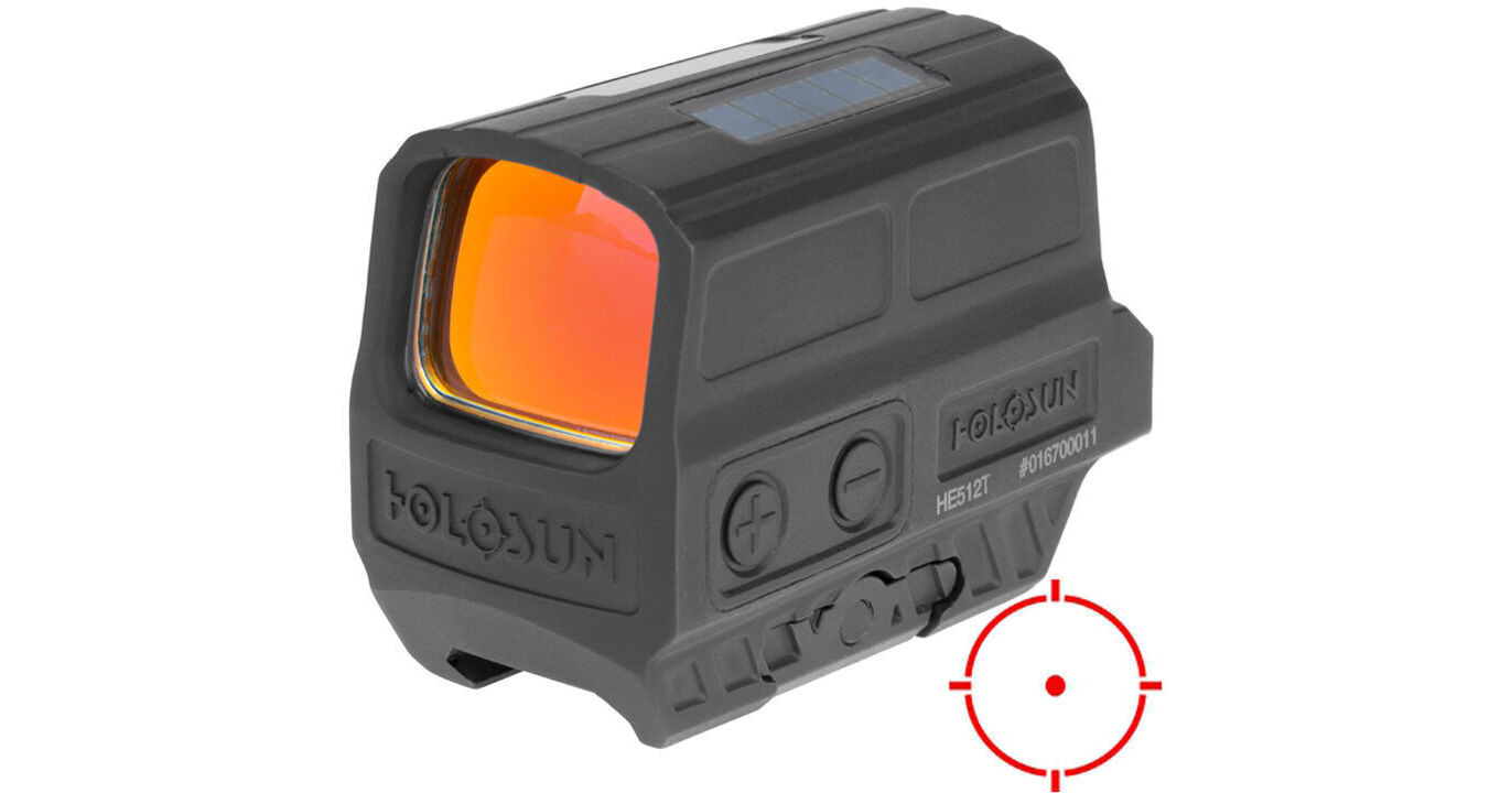 Holosun HE512T Titanium Solar Reflex Sight HE512T-RD B&H Photo