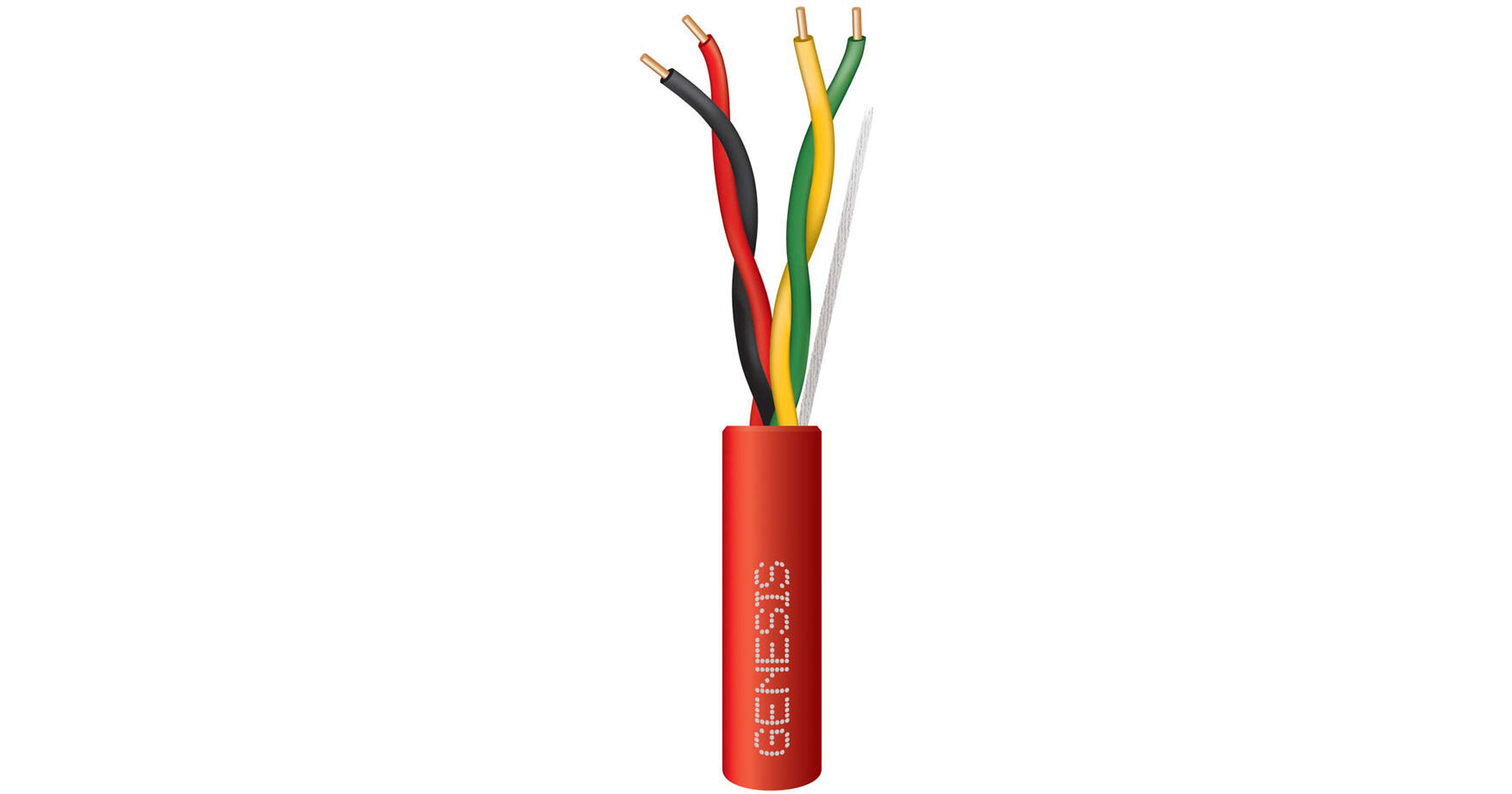 Honeywell 1-Pair 16 AWG Solid Cable (1000', Reel, Red) 55021004