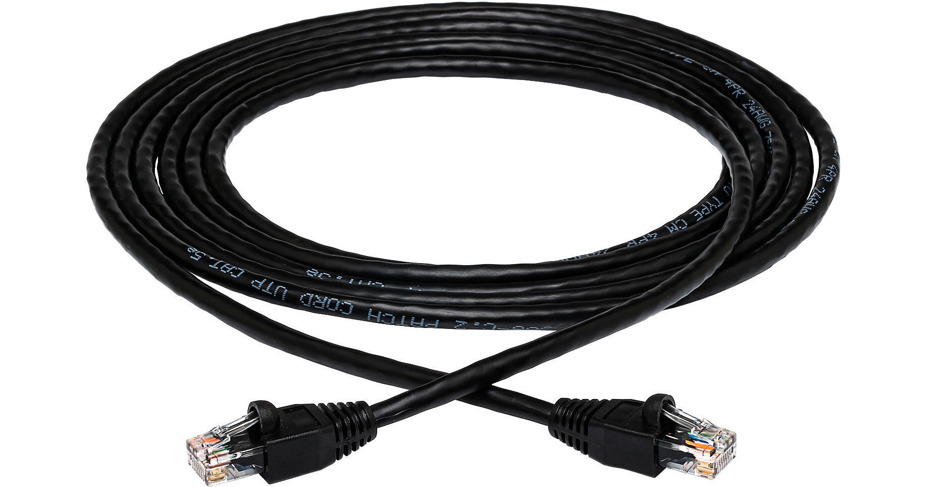 Hosa Technology Cat5e 10/100 Base-T Ethernet Cable CAT-5100BK