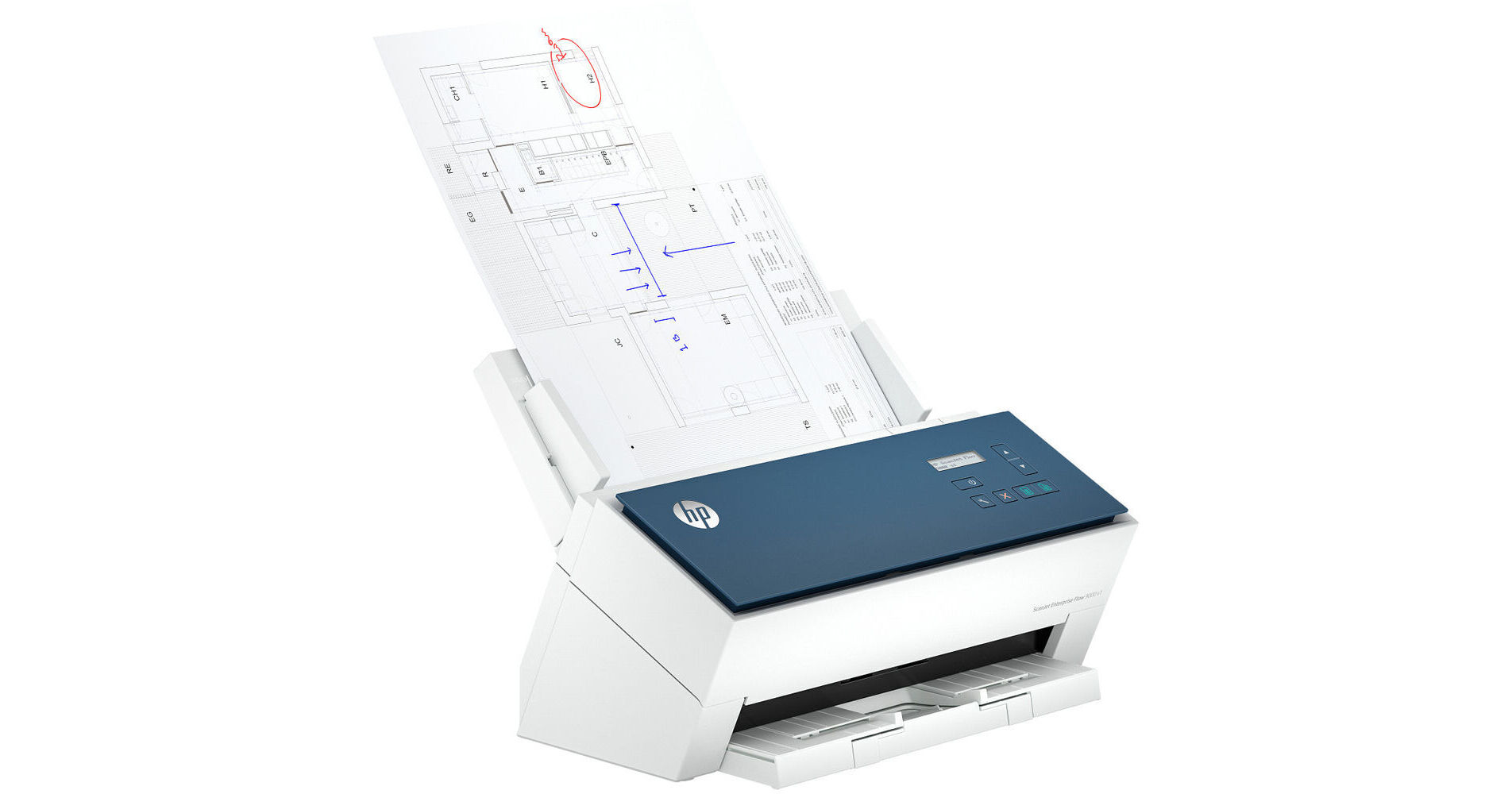 HP ScanJet Enterprise Flow 9000 s1 Scanner 8Q4W0A#BGJ B&H Photo