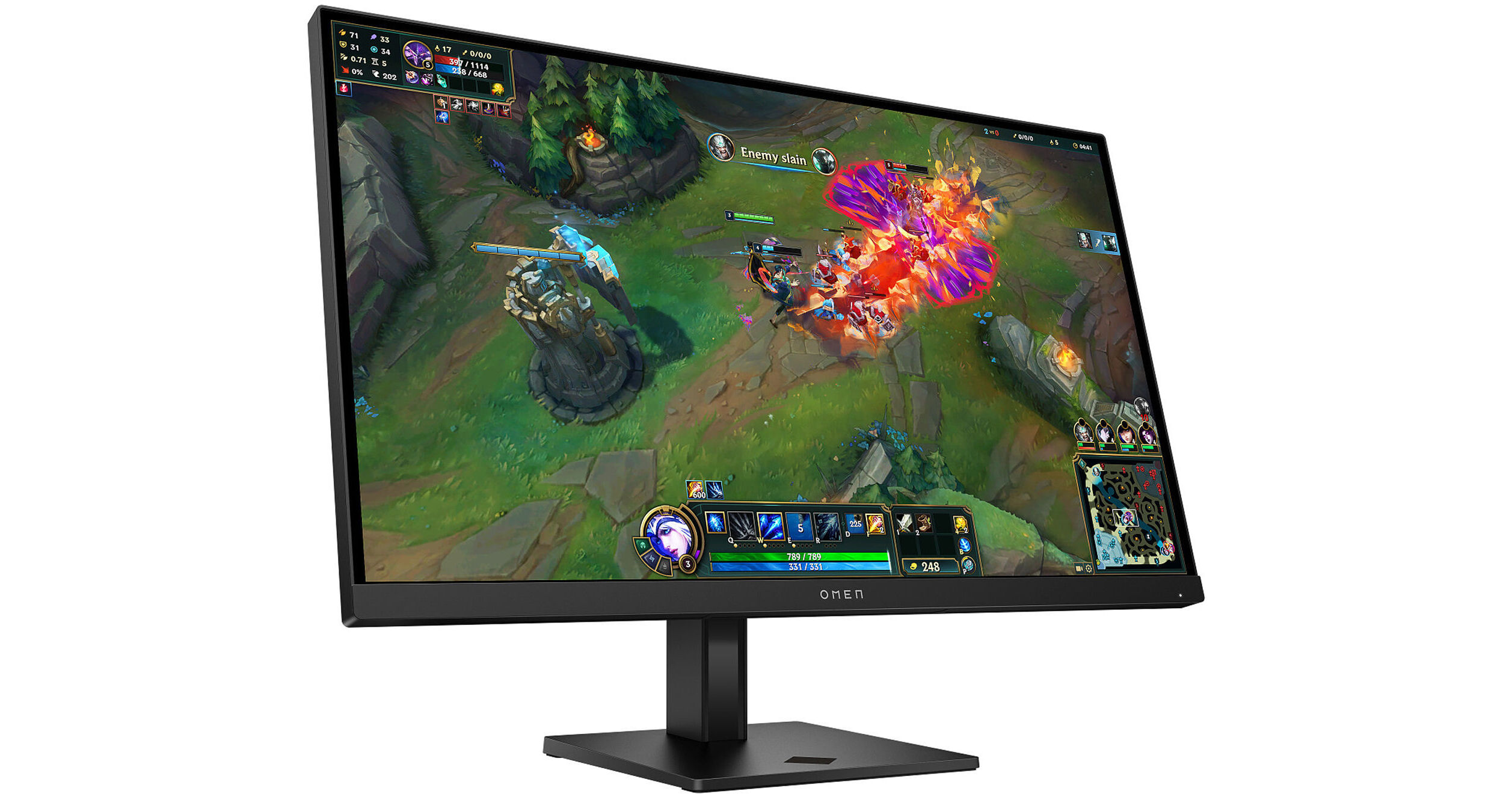 HP OMEN G2 27" 1440p HDR 180 Hz Gaming Monitor AV4H6AA#ABA B&H