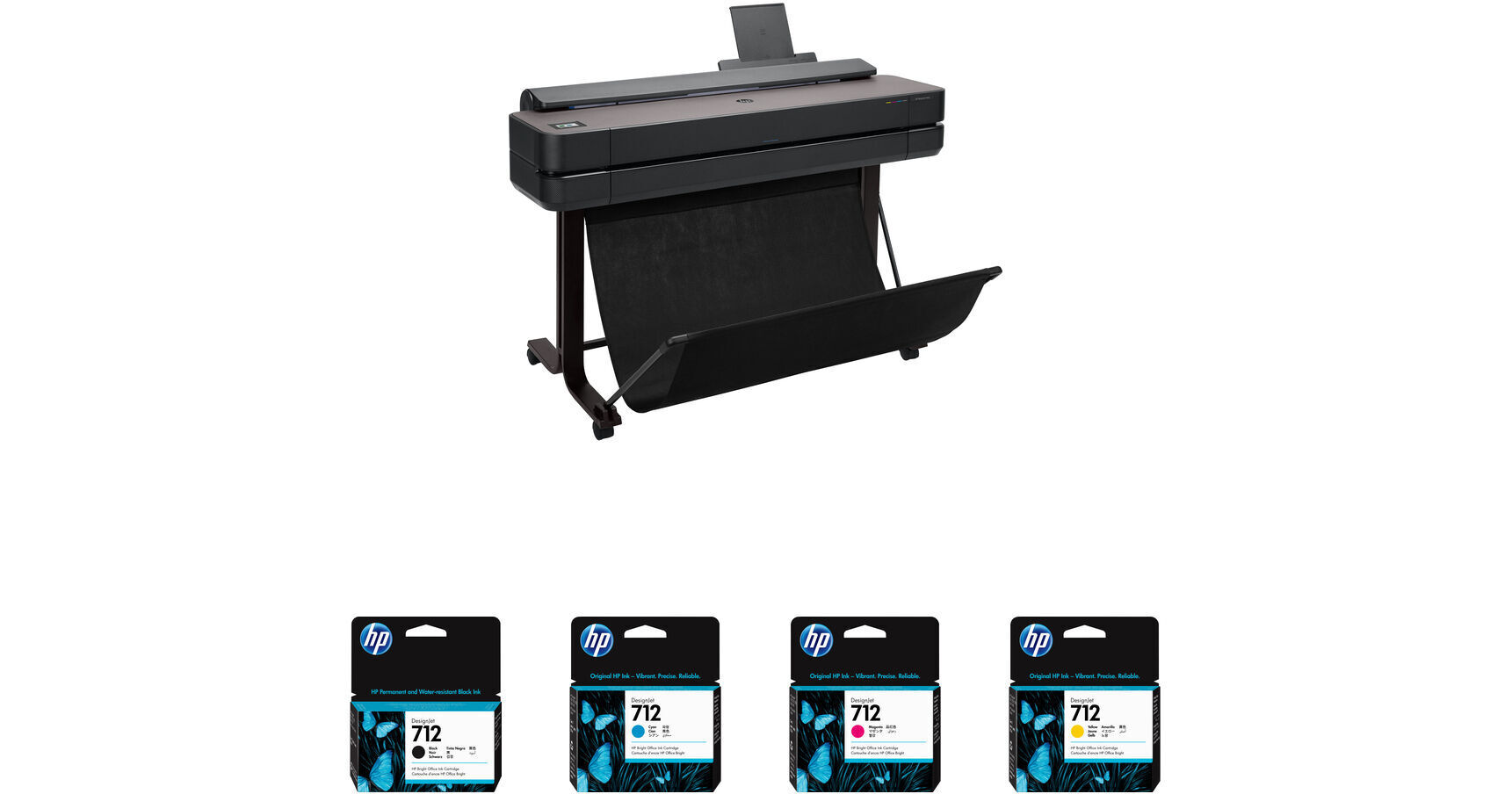 HP DesignJet T650 36" Large-Format Wireless Plotter Printer with