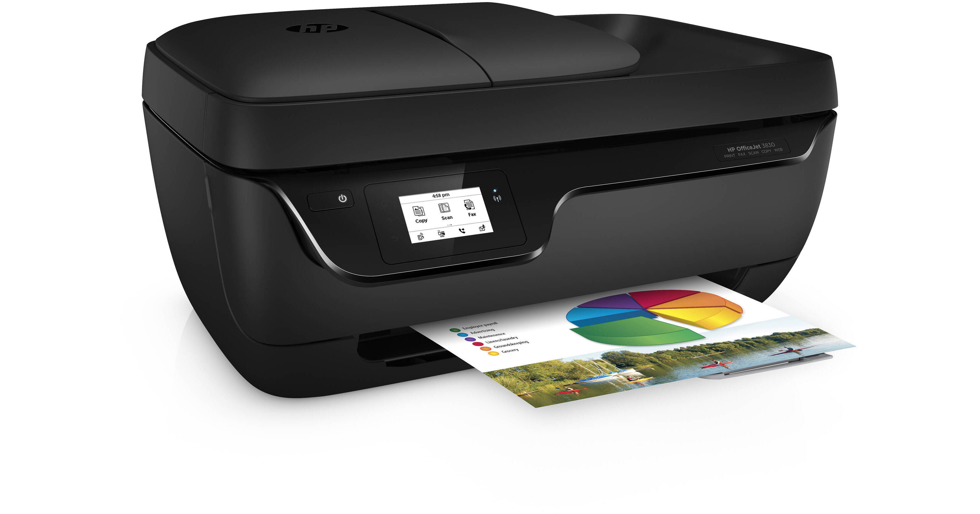 All-in-one Printers HP OfficeJet 3833 All-in-One Printer With Instant ...