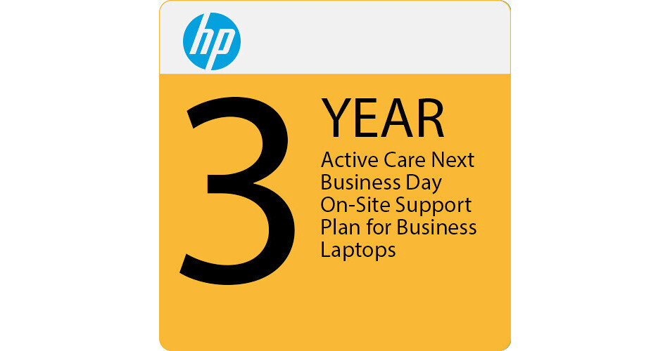HP 3-Year Active Care Next Business Day On-Site Support U50Y6E