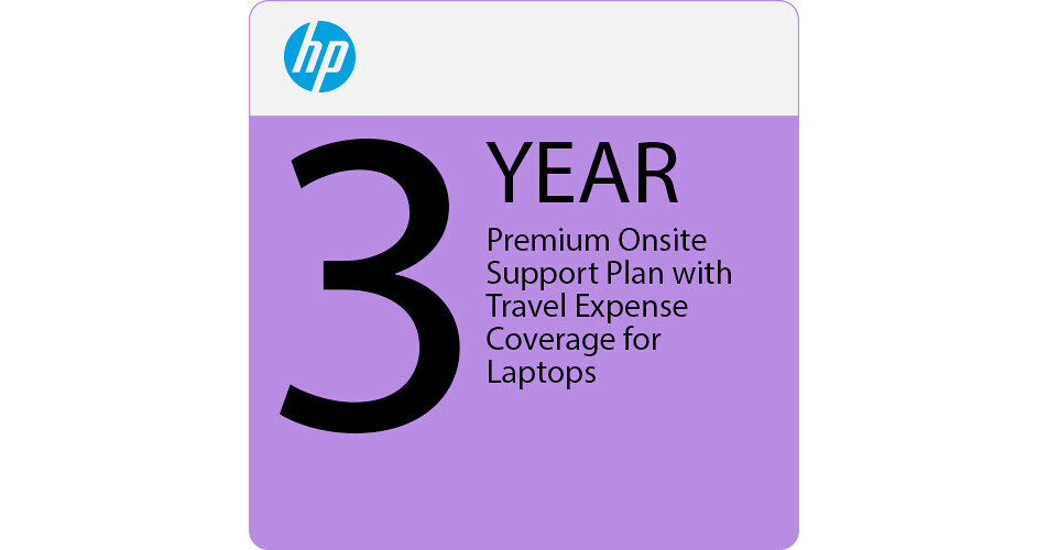 HP 3-Year Premium On-Site Hardware Support for Travelers U85C3E