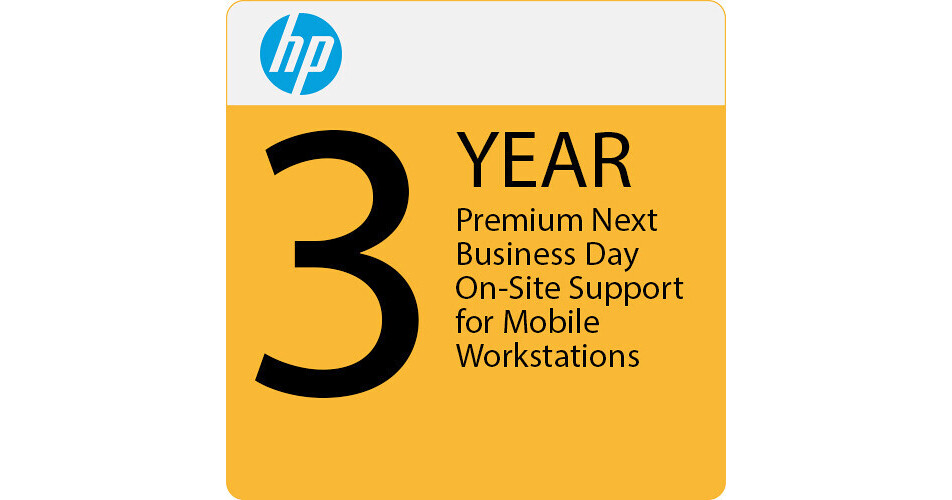 HP 3-Year Premium Next Business Day On-Site Support U85QTE B&H