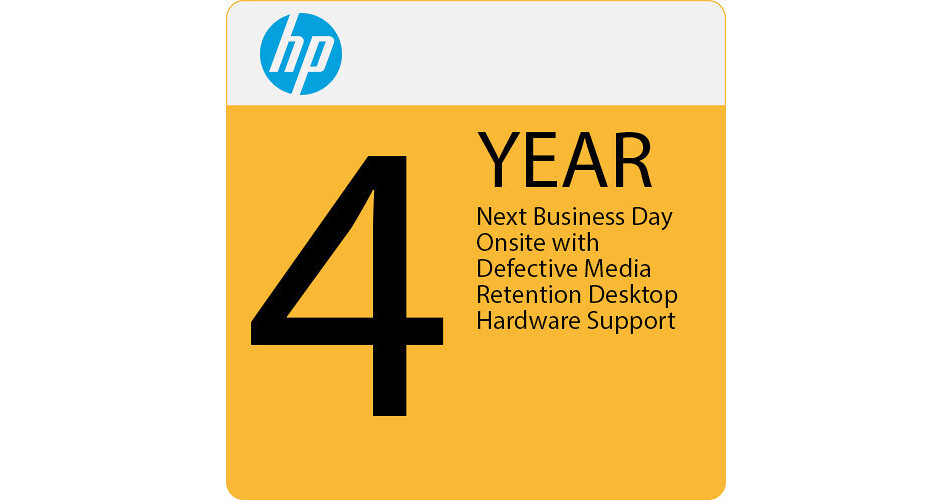 HP 4-Year Next Business Day On-Site Hardware Support UF361E B&H