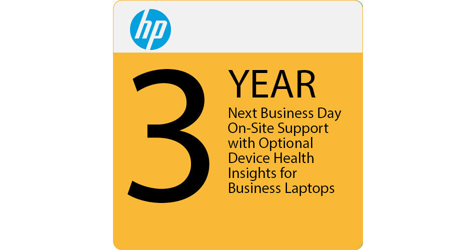HP 3-Year Next Business Day On-Site Support with Optional UF7S7E