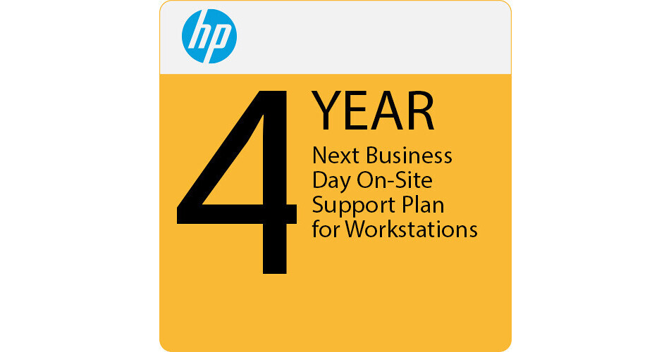 HP 4-Year Next Business Day On-Site Support Plan UJ0N3E B&H