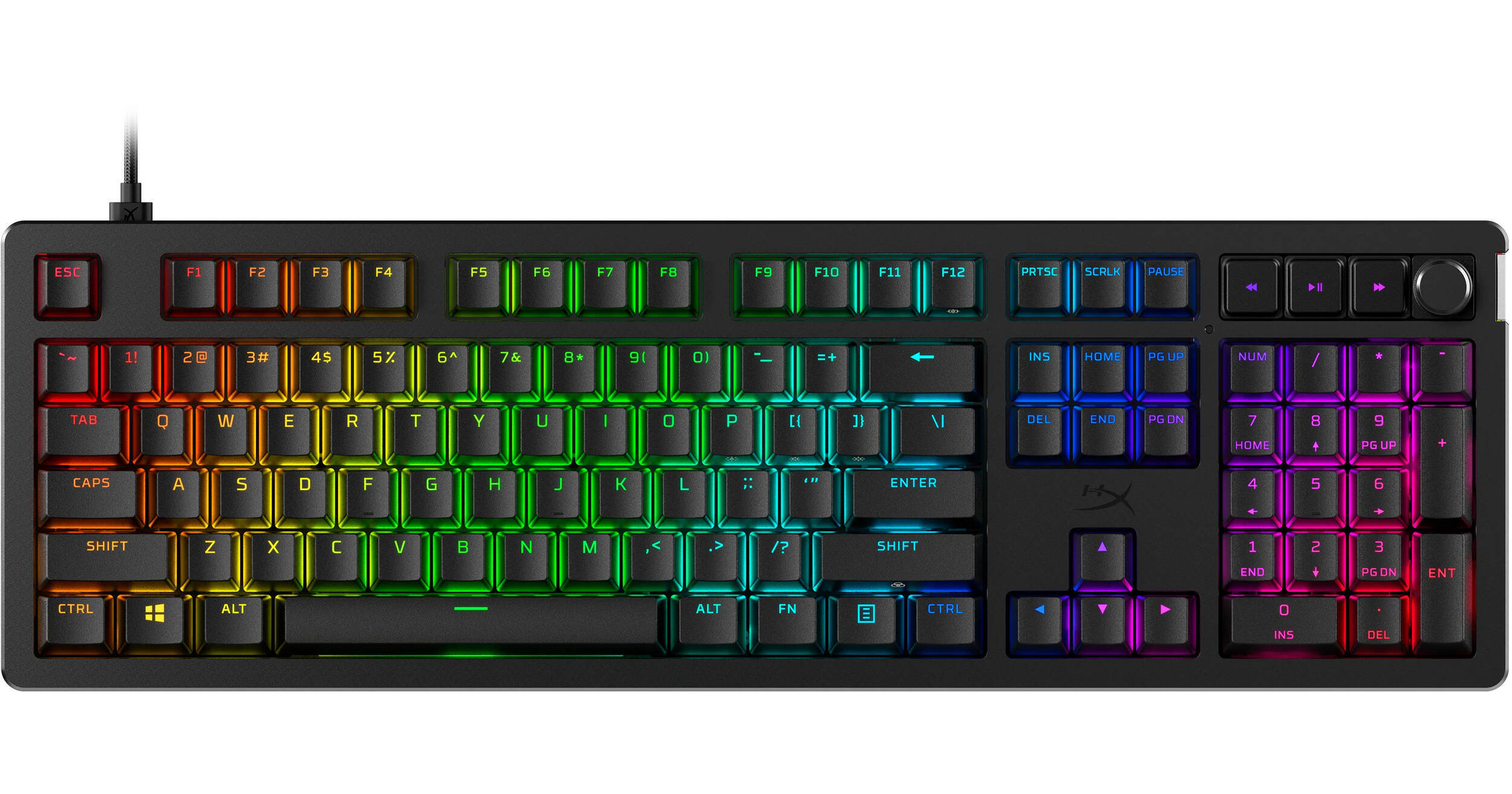 HyperX Alloy Rise RGB Gaming Keyboard 7G7A3AA#ABA B&H Photo Video