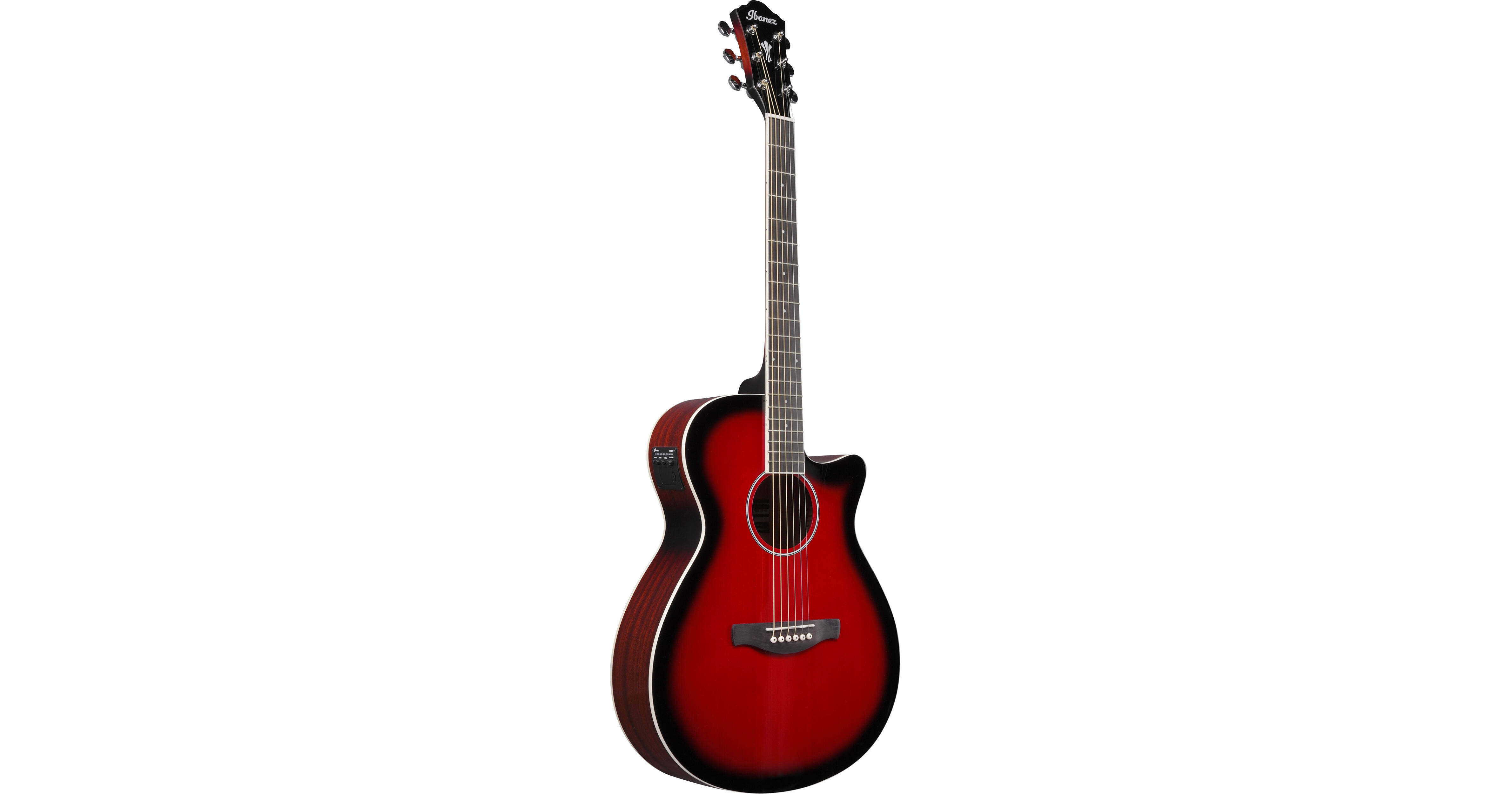 Ibanez 6-String Acoustic/Electric Cutaway Guitar - Sapele