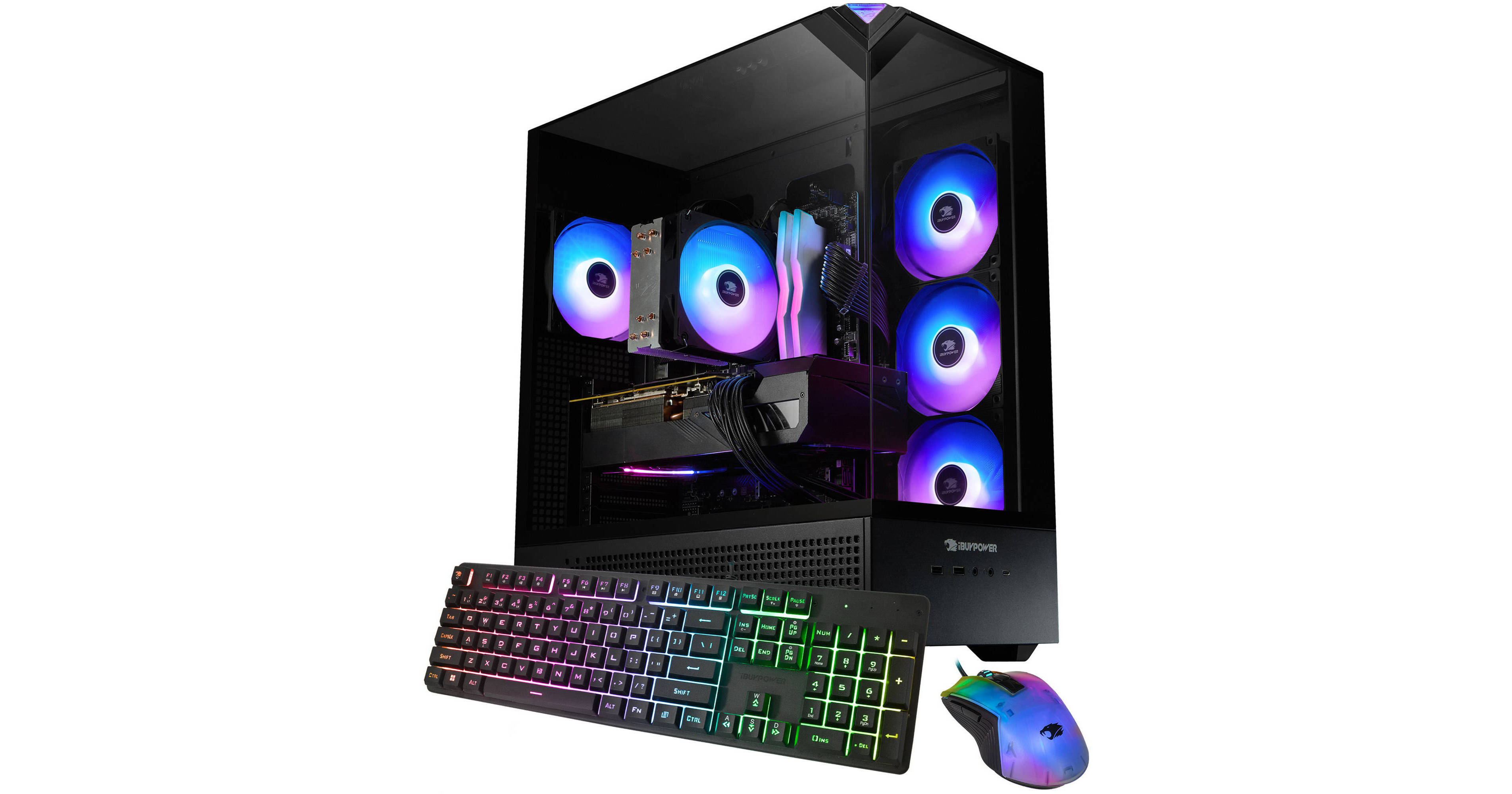 iBUYPOWER Element Gaming Desktop Computer PB-EBI7N56T-01 B&H