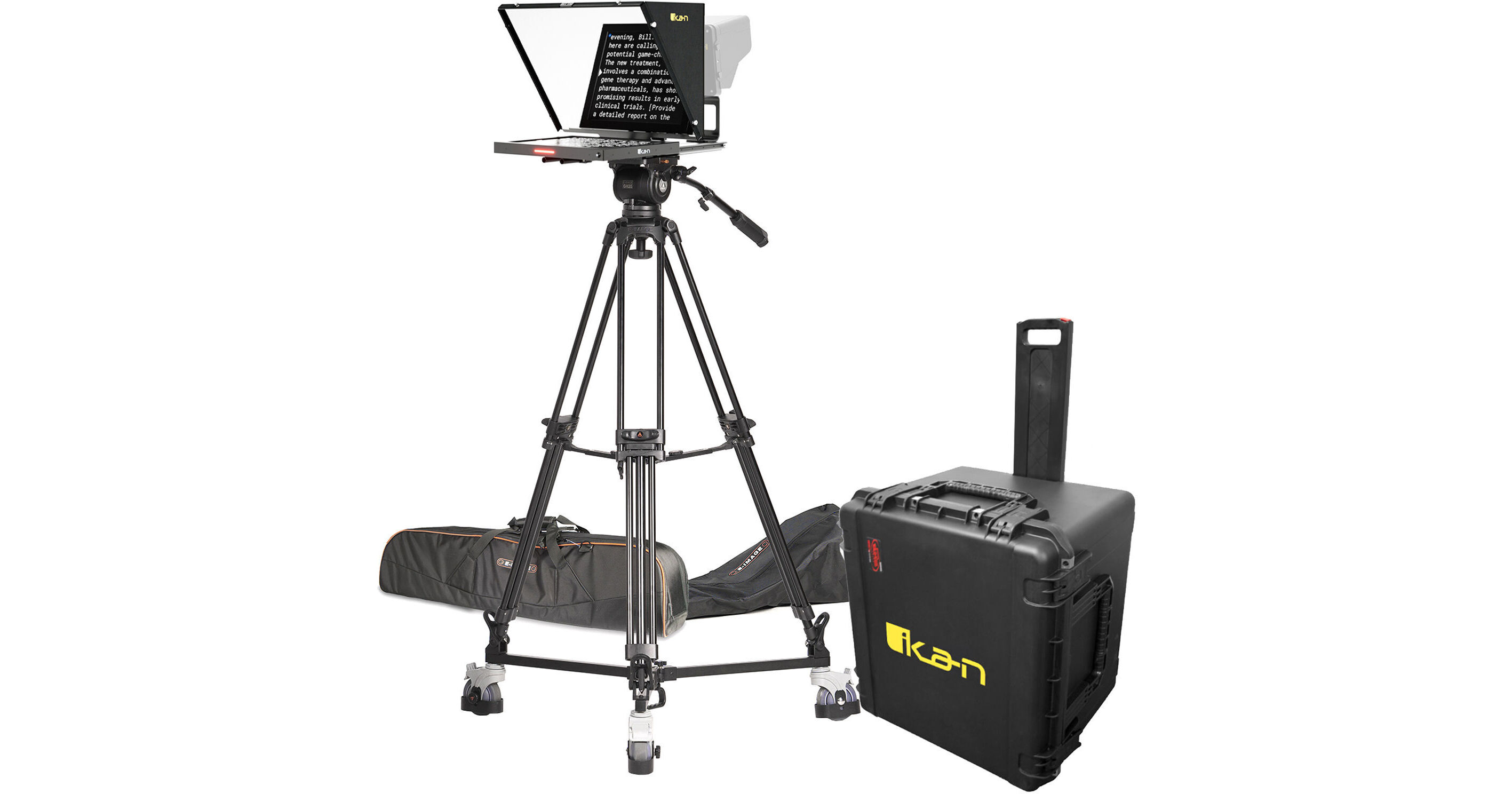 ikan Professional 15" SDI/HDMI Teleprompter, PT415-TK-TRIPOD B&H