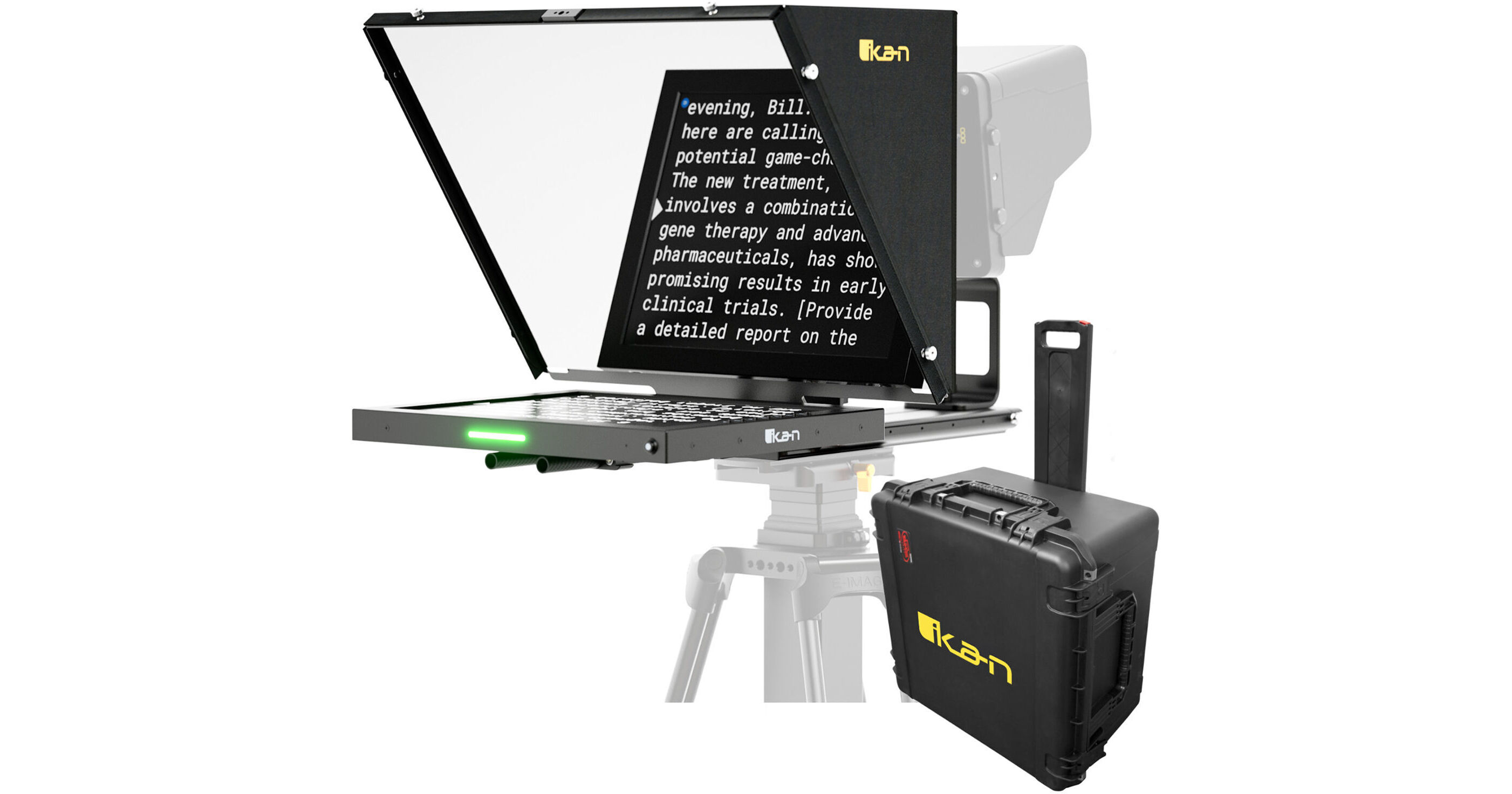 ikan Professional 15" SDI Teleprompter Travel Kit PT415W-TK B&H