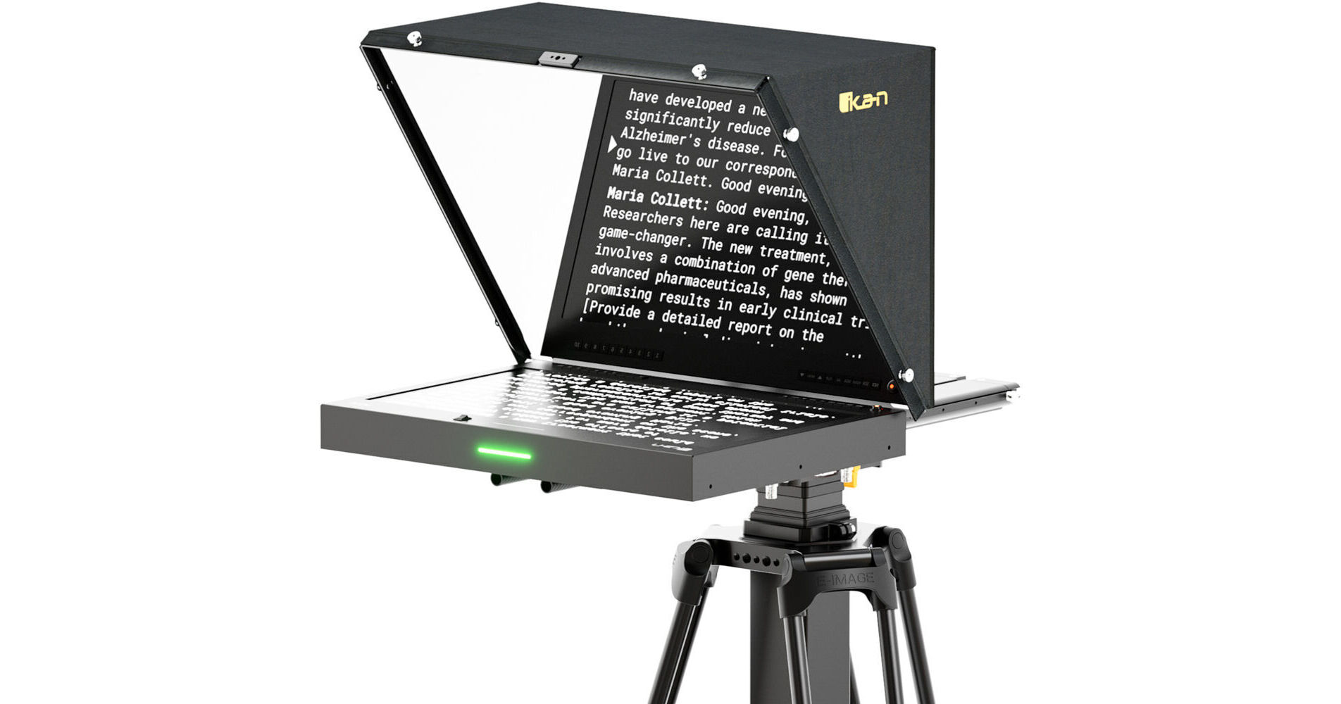 ikan Aura 19" NDI Teleprompter with PoE++ & Tally PT419W-NDI B&H