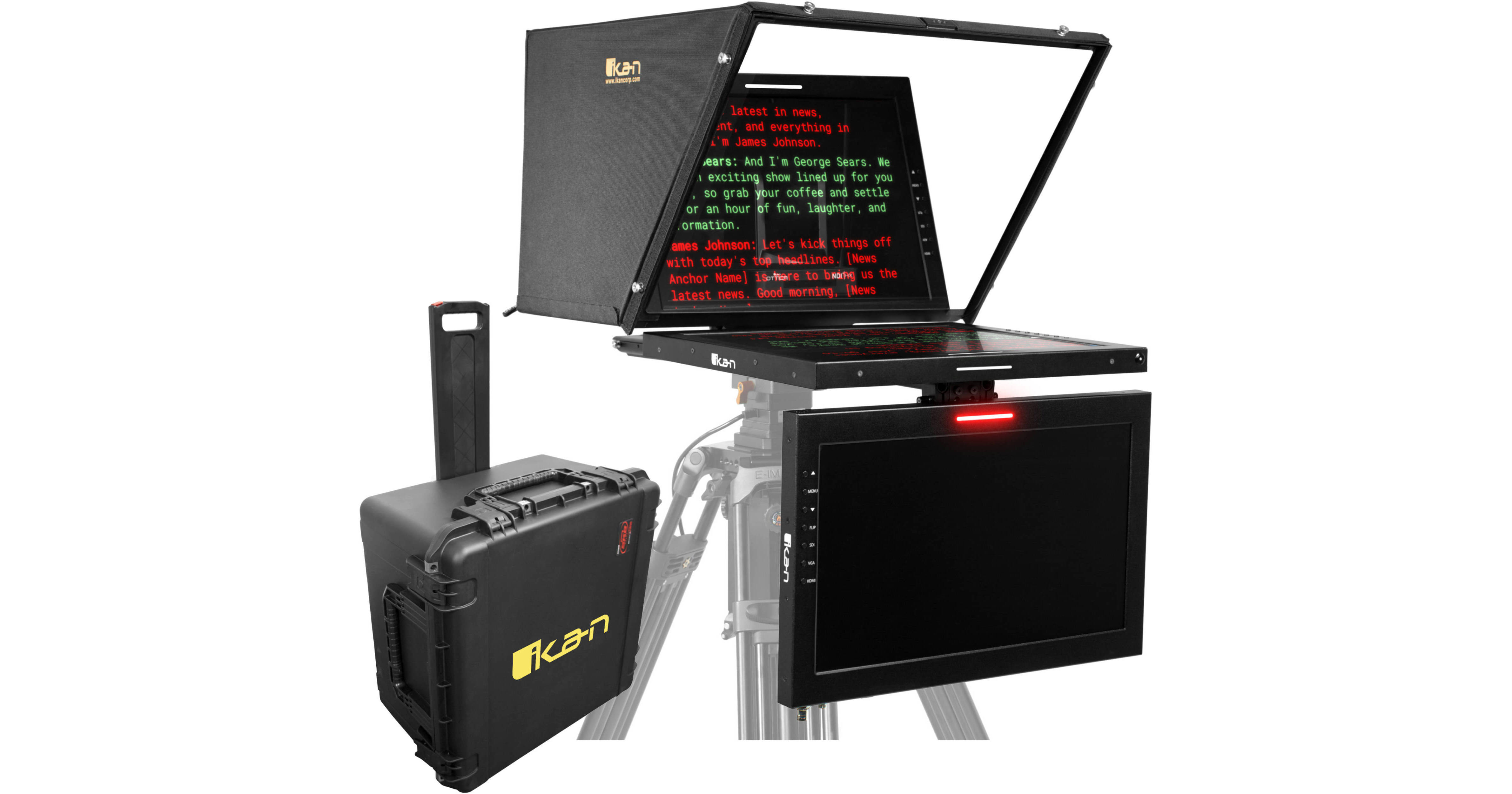 ikan 19" PTZ Teleprompter with Widescreen PT419W-PTZ-TM-TK B&H