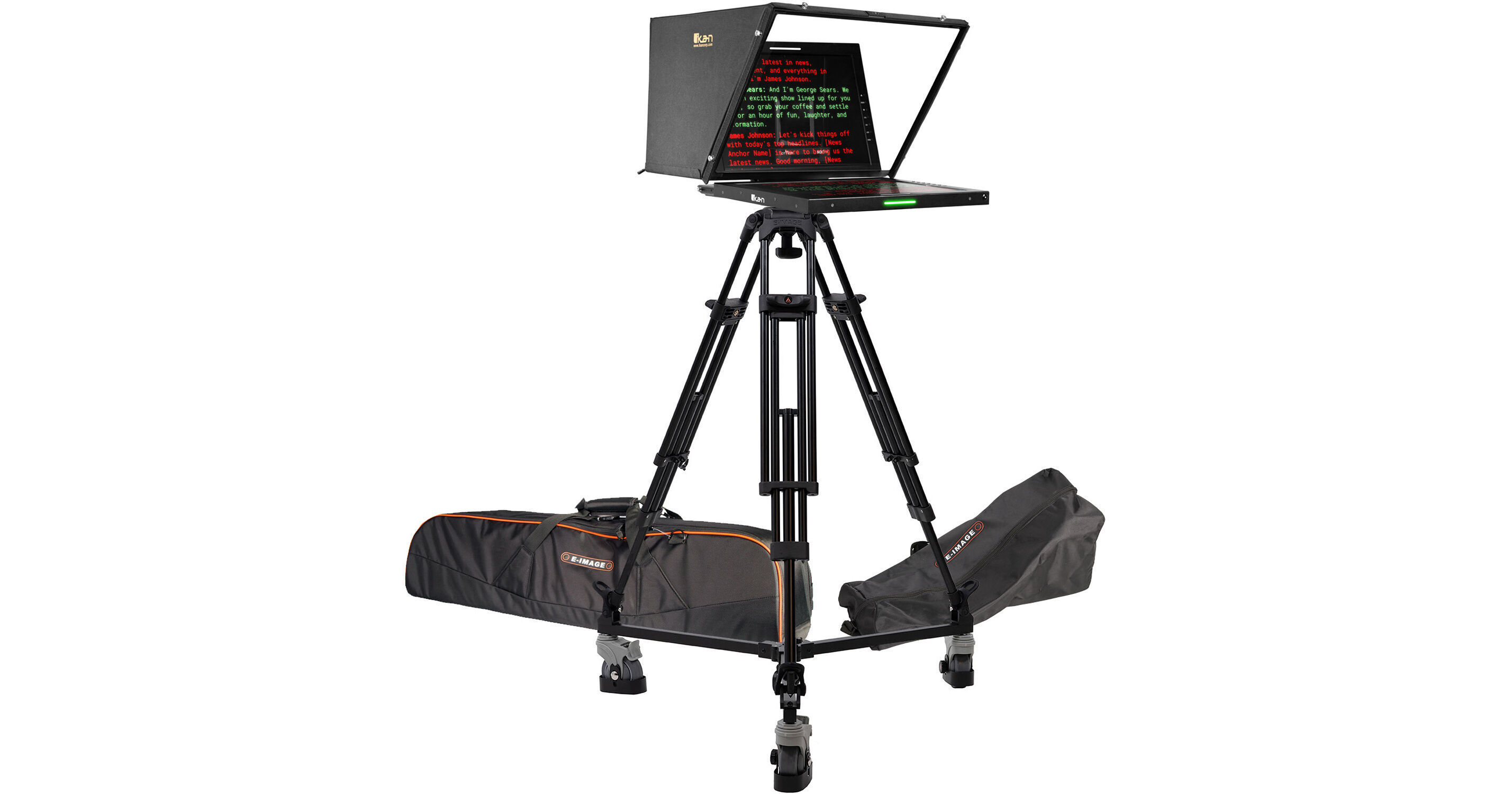 ikan PT419W 19" PTZ Teleprompter with 3G-SDI PT419W-PTZ-TRIPOD