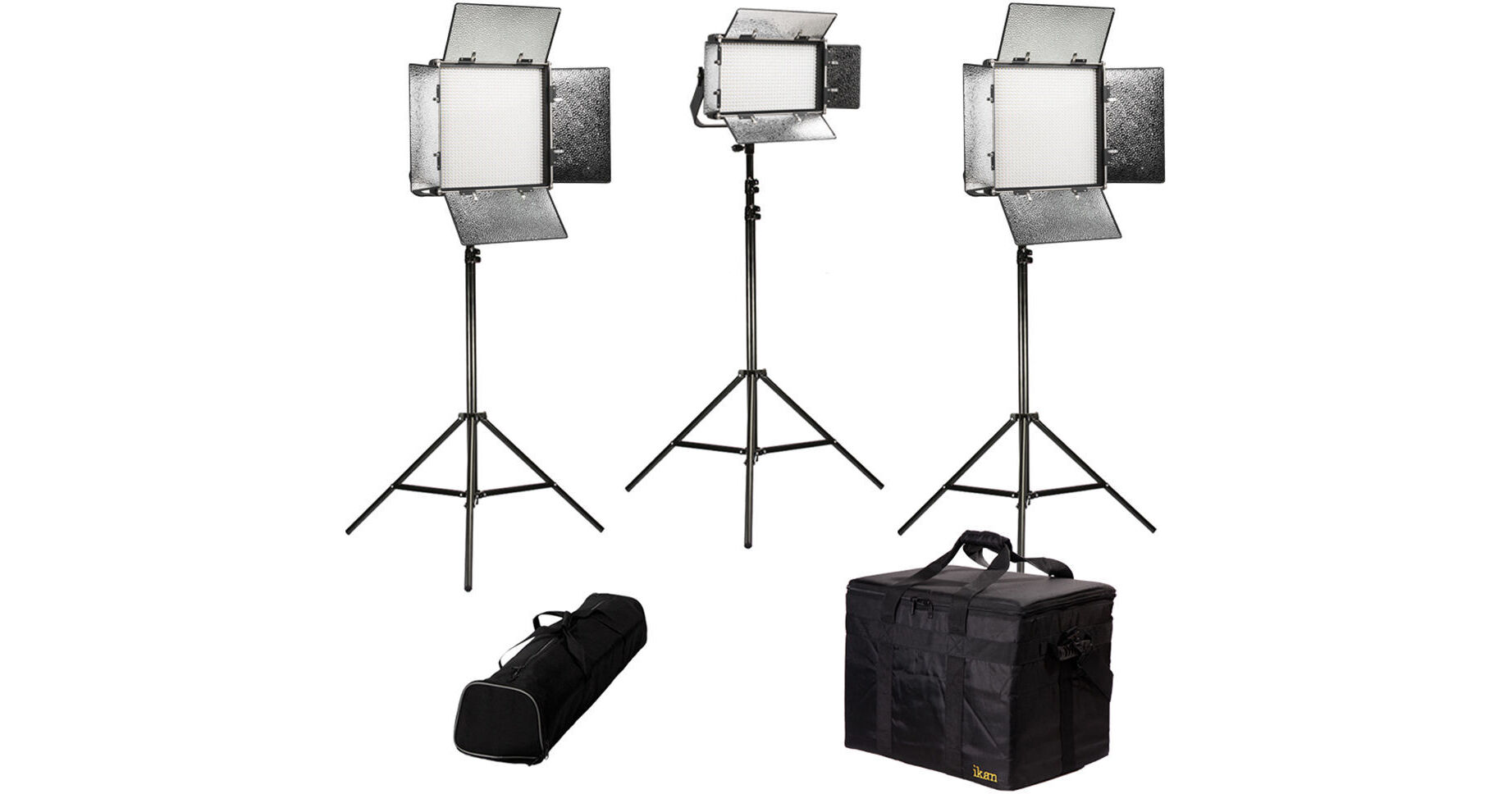 ikan Rayden Bi-Color 3-Point LED Light Kit with 2 x RB10 RB-2F1H