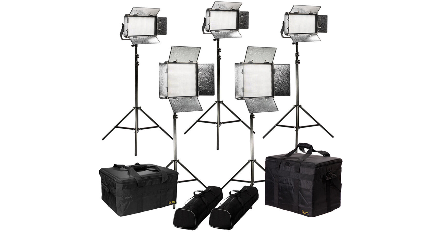 ikan Rayden Daylight 5-Point LED Light Kit with 2 x RW10 RW-2F3H