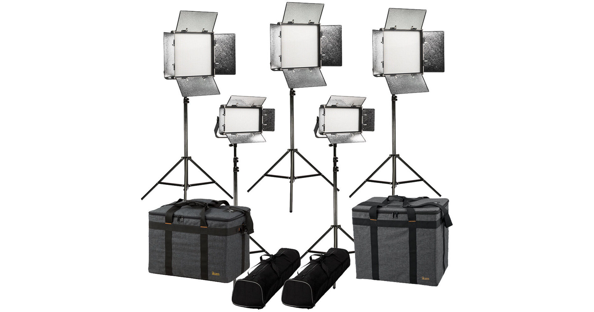 ikan Rayden Daylight 5-Point LED Light Kit with 3 x RW10 RW-3F2H