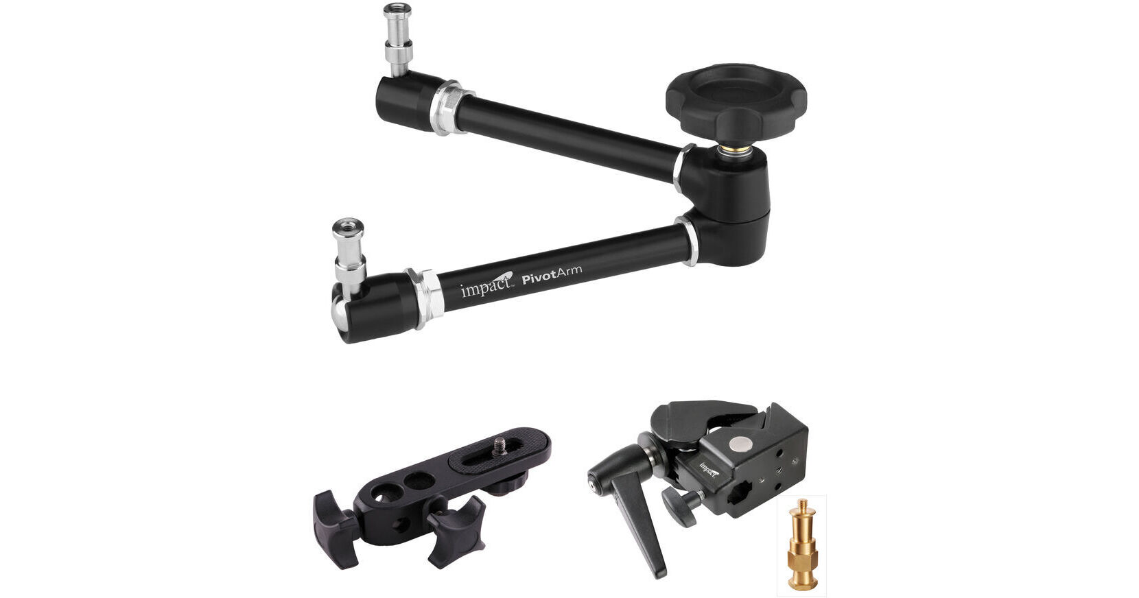 Impact 20" Pivot Arm with Camera Platform and Super Clamp Kit