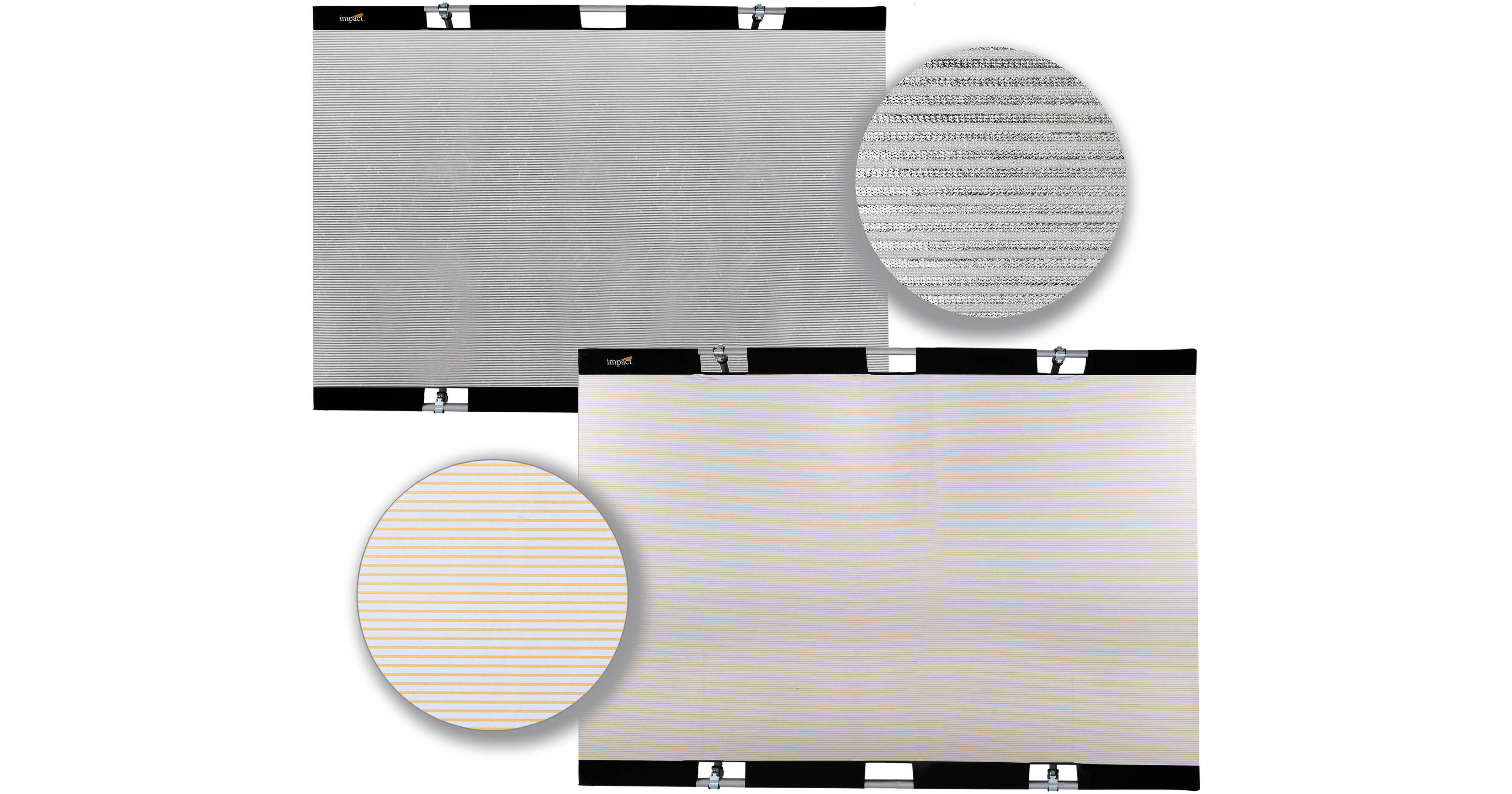 Impact Panel Frame Reflector Kit - Zebra Gold / Zebra FP-4367Z