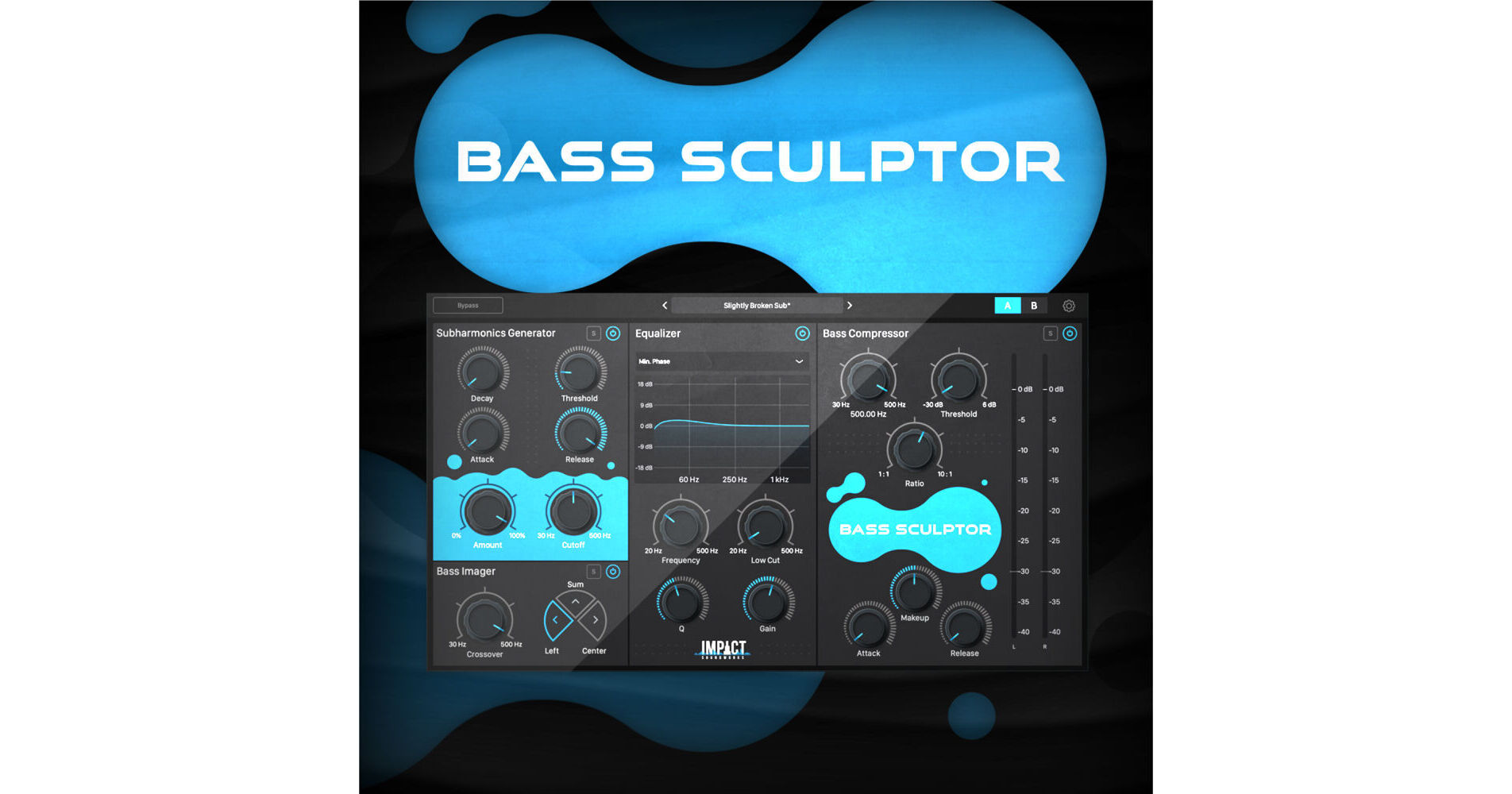Impact Soundworks Bass Sculptor Equilizer Plug-In BASS-SCULPTOR