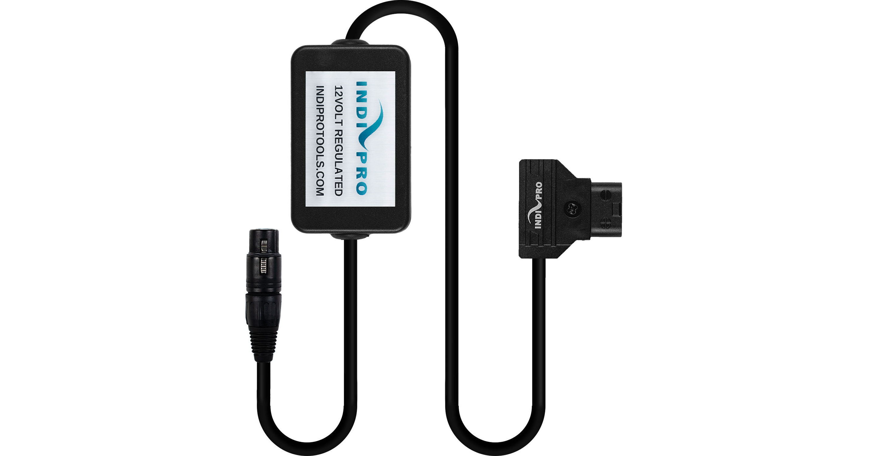 IndiPRO Tools 12 Volt P-Tap Converter with 32" 4-Pin XLR 12PTIF