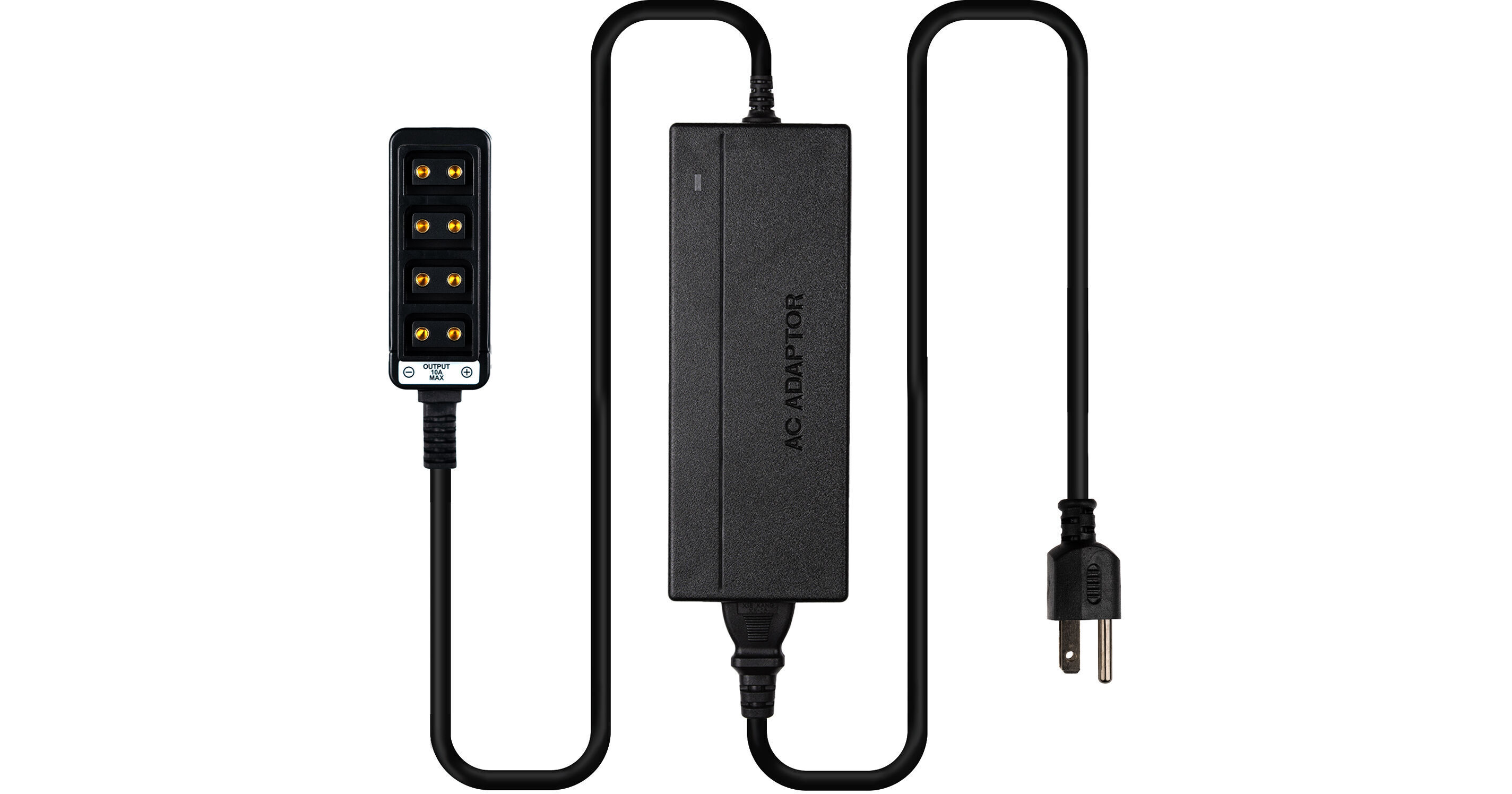 IndiPRO Tools 15V, 10A AC Power Supply to 4-Way D-Tap 15V10DT