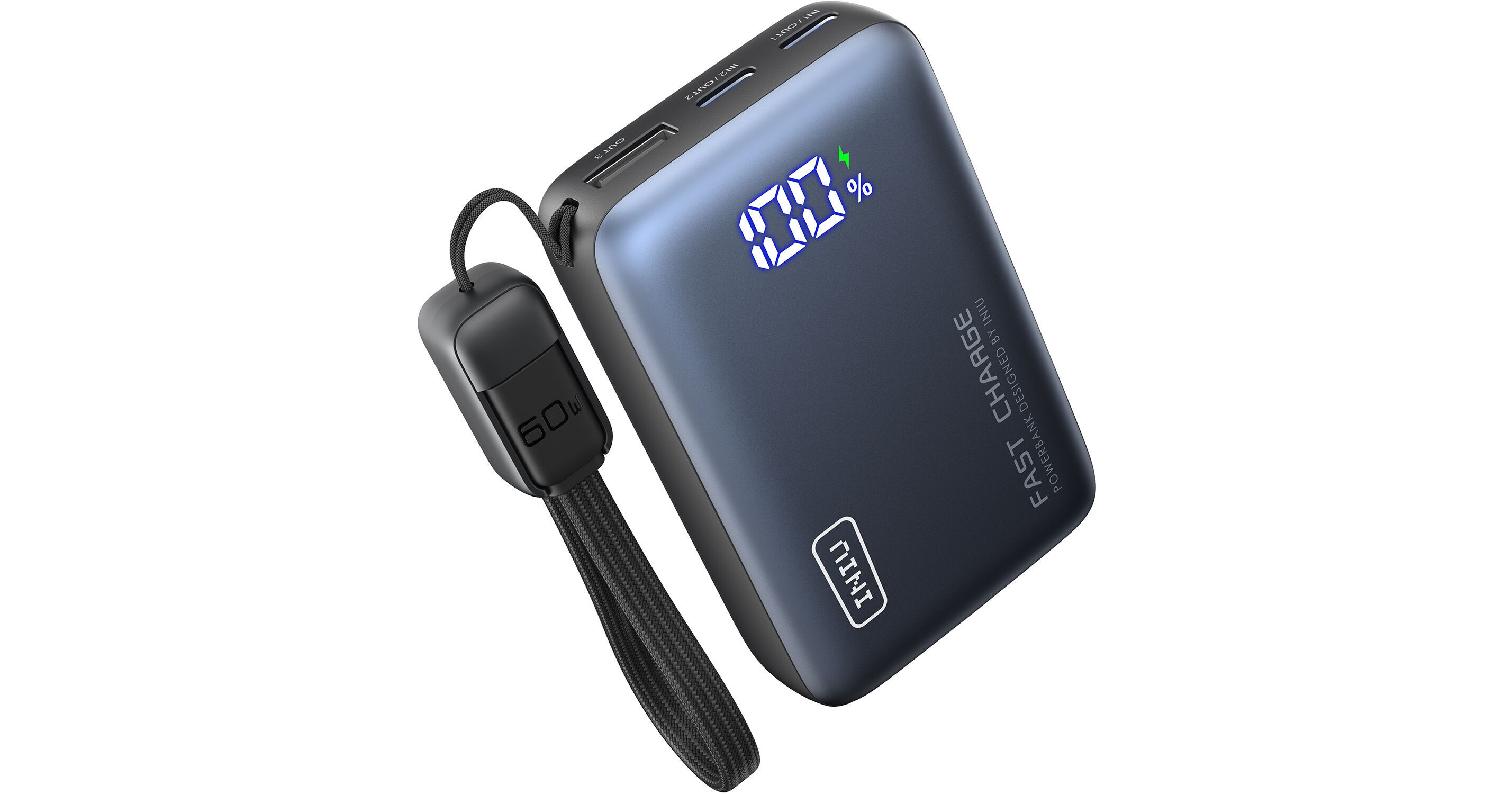 INIU Pocket Pro Power Bank with LED Display (10,000mAh) PPT01