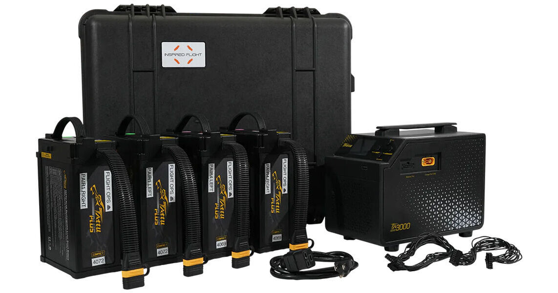 Inspired Flight Battery Charging Kit with Hard-Shell 102734 B&H