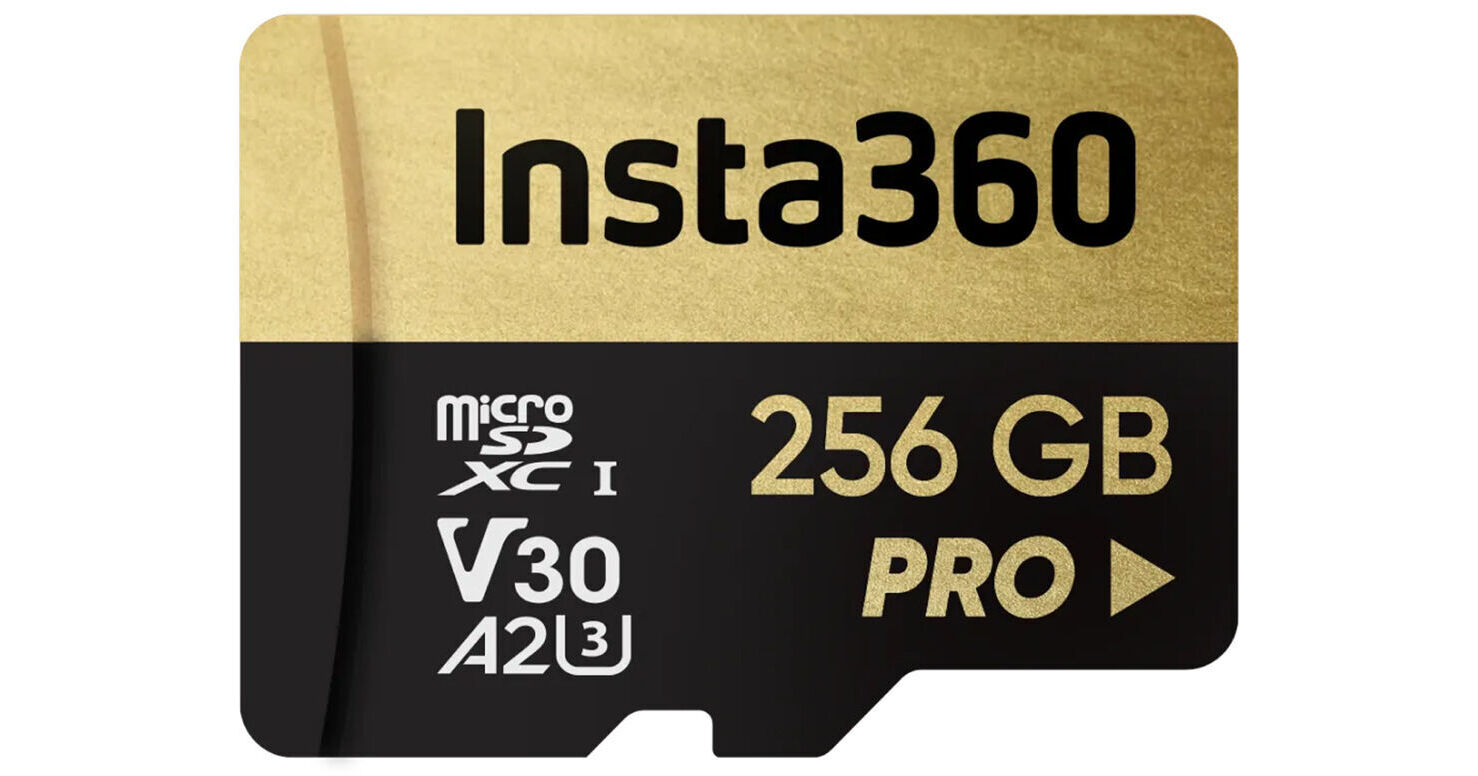 Insta360 256GB UHS-I microSDXC Memory Card CINSBAVL B&H Photo