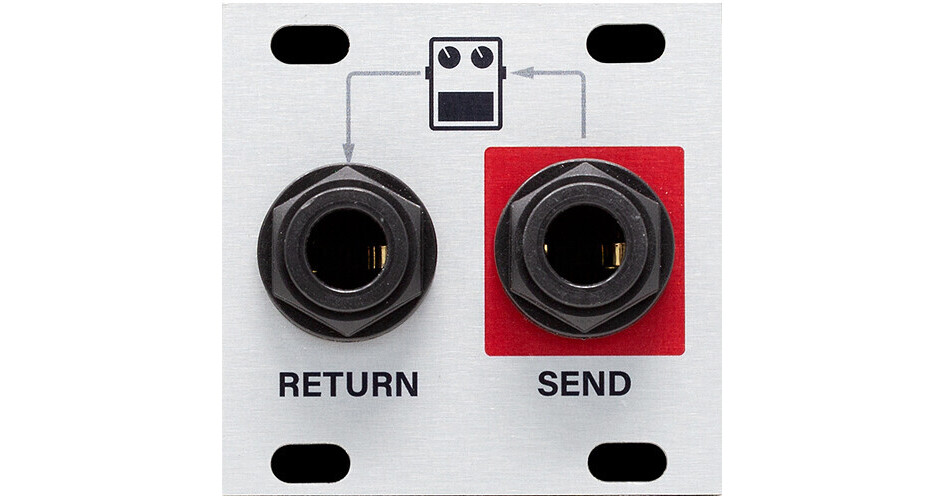 intellijel Pedal I/O Jacks 1U Eurorack Module PEDALIO-JACKS-1U
