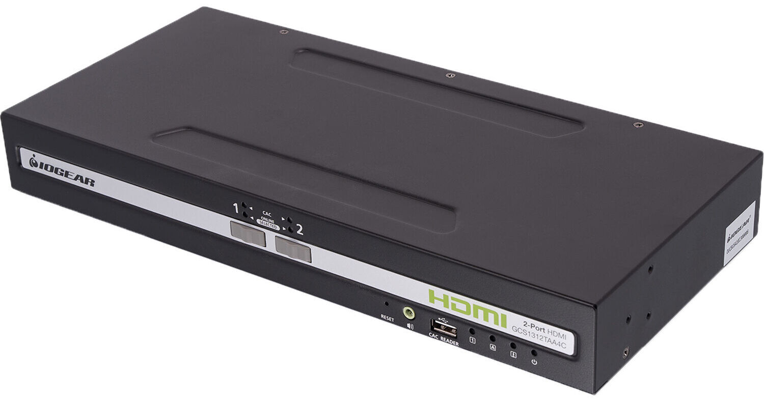 IOGEAR 2-Port Single View HDMI Secure KVM with Audio