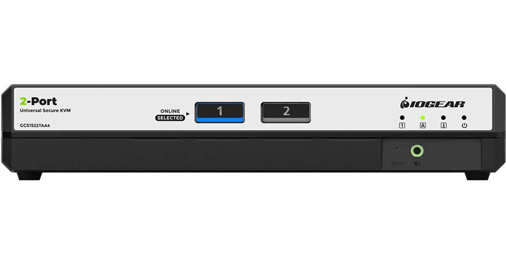 IOGEAR 2-Port Dual View True Universal DP/HDMI Secure