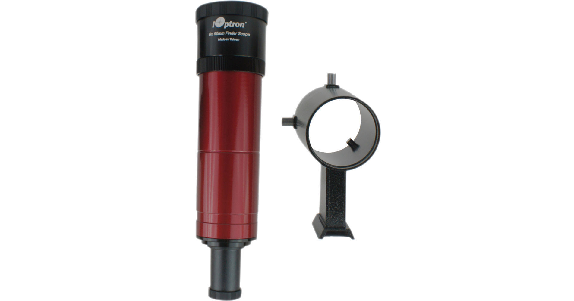 iOptron 8x50mm Finderscope with Bracket (Red) 6152 B&H Photo