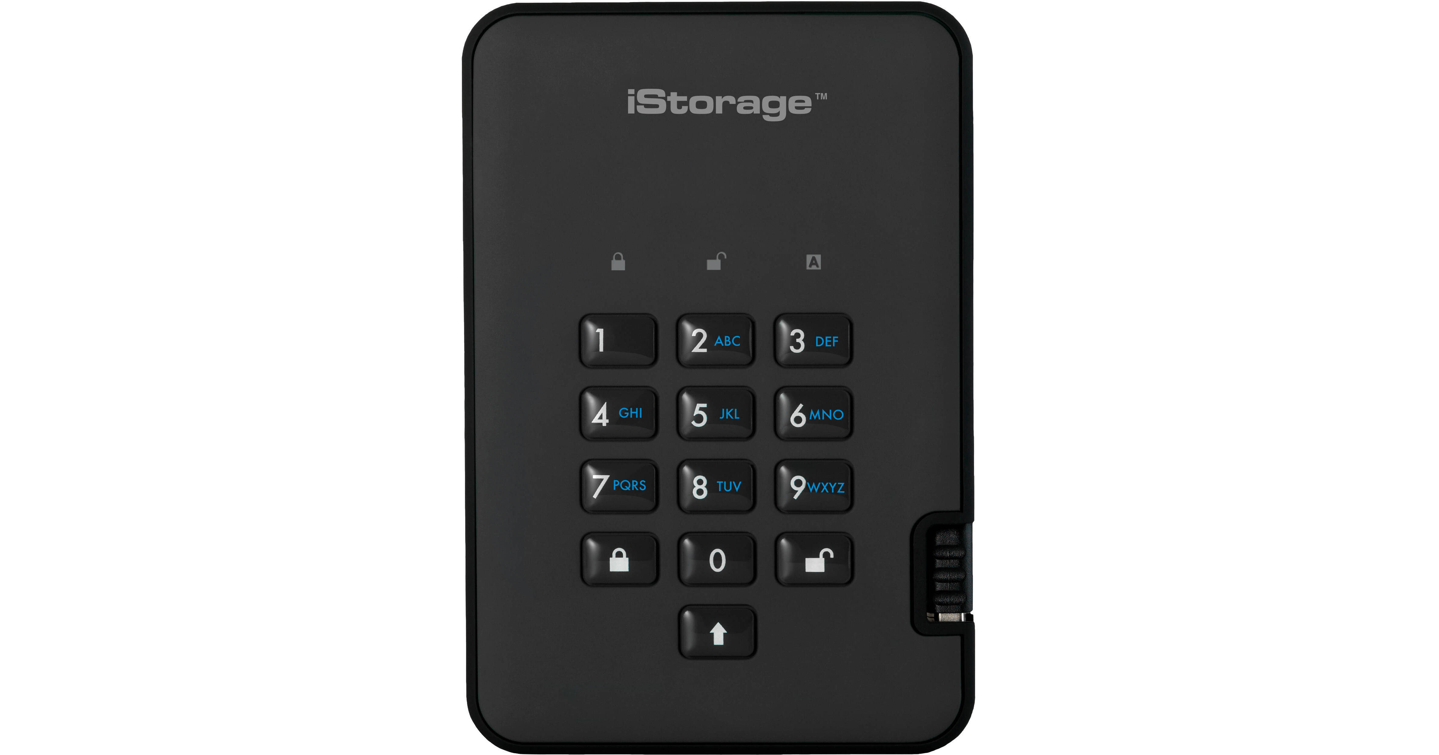 Istorage 5TB diskAshur2 USB 3.1 Encrypted IS-DA2-256-5000-B B&H