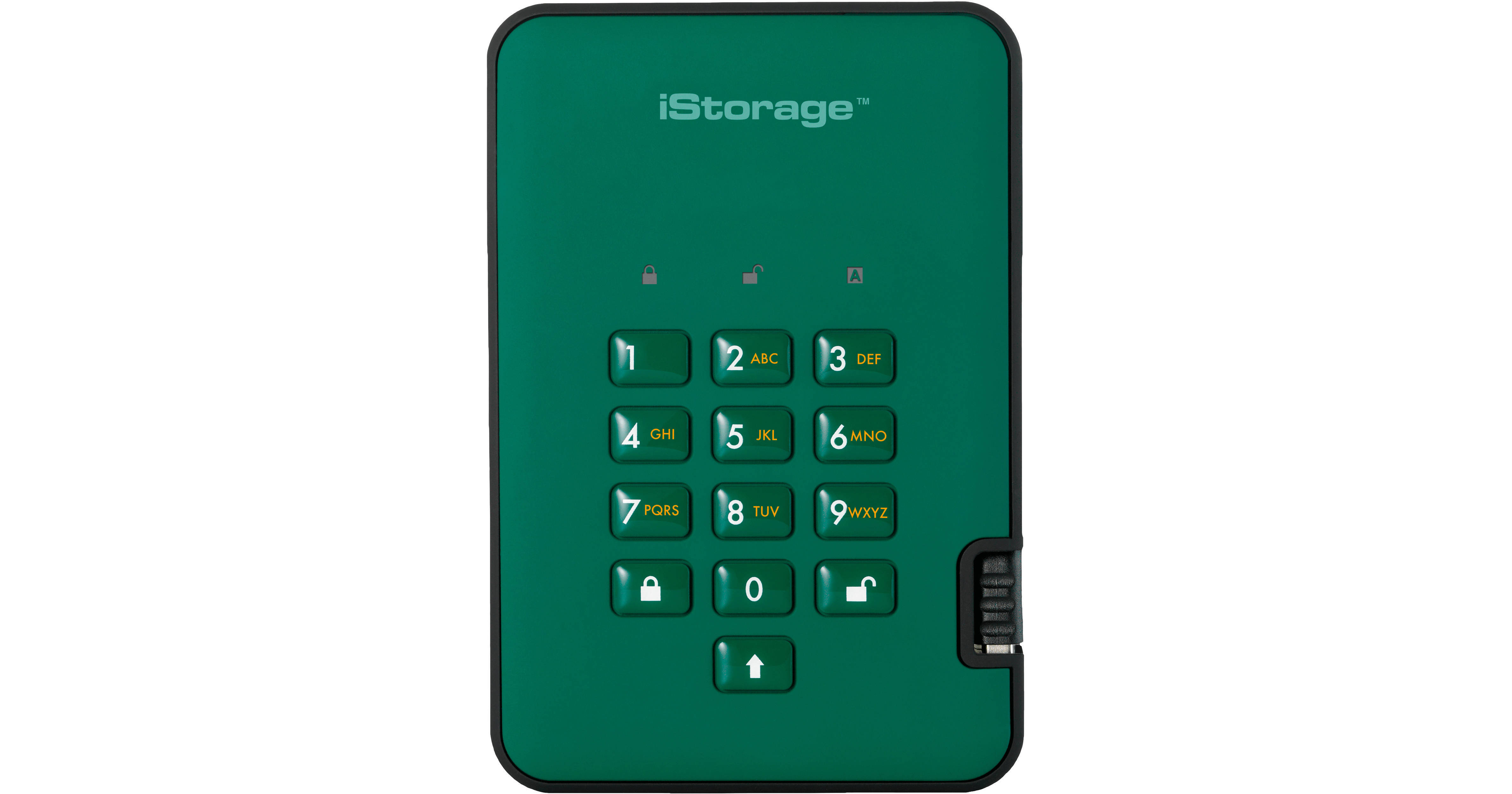 Istorage 5TB diskAshur2 USB 3.1 Encrypted IS-DA2-256-5000-GN B&H